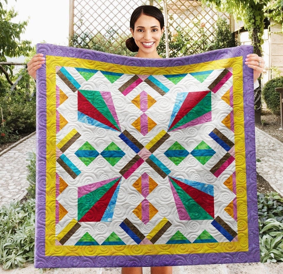 Flying Kite Wall Quilt PDF Pattern With Video Tutorial || 40x40 Inches ...