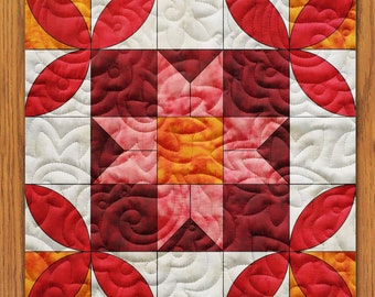 Fading Nine Patch Quilt Block PDF Pattern With Video Tutorial - Etsy