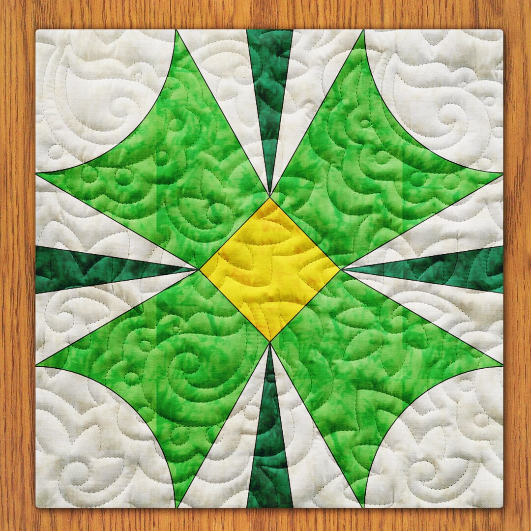 Ribbon Cross Quilt Block PDF Pattern With Video Tutorial || 6, 8, 10 ...