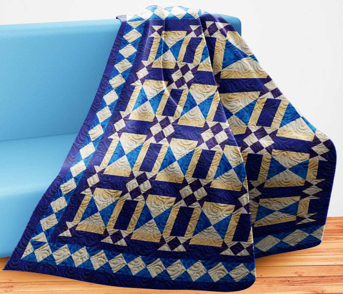 Hour Glass Pattern Patchwork 555 - Etsy