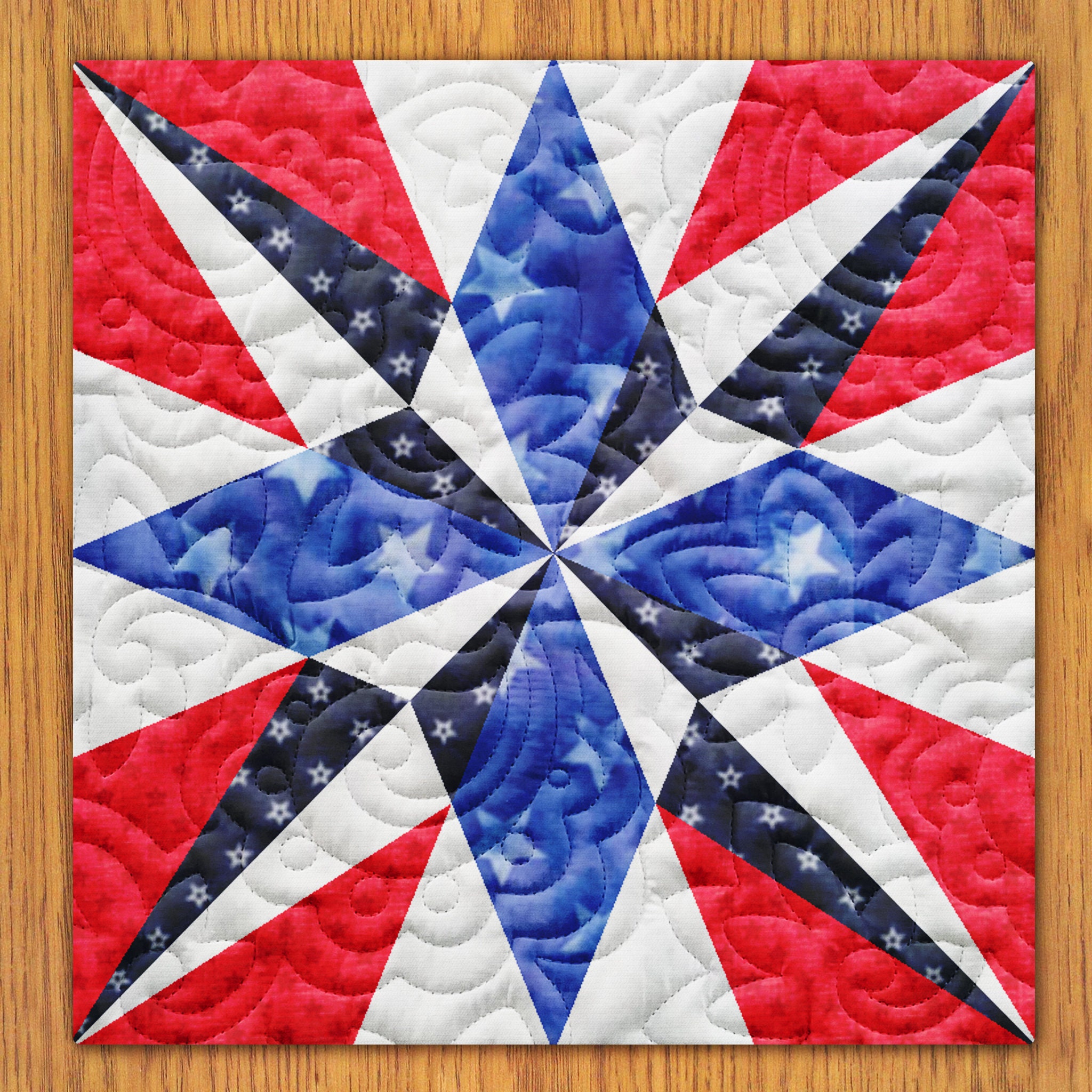 Firework Stars Quilt Block PDF Pattern With Video Tutorial || 16, 18 ...