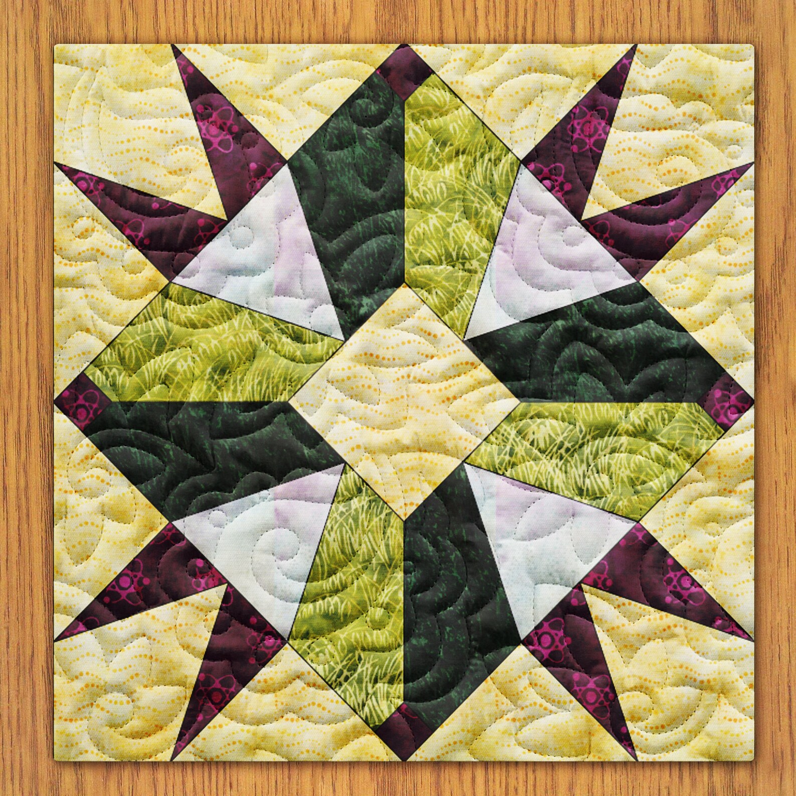 Ocean Orchids Quilt Block PDF Pattern With Video Tutorial - Etsy