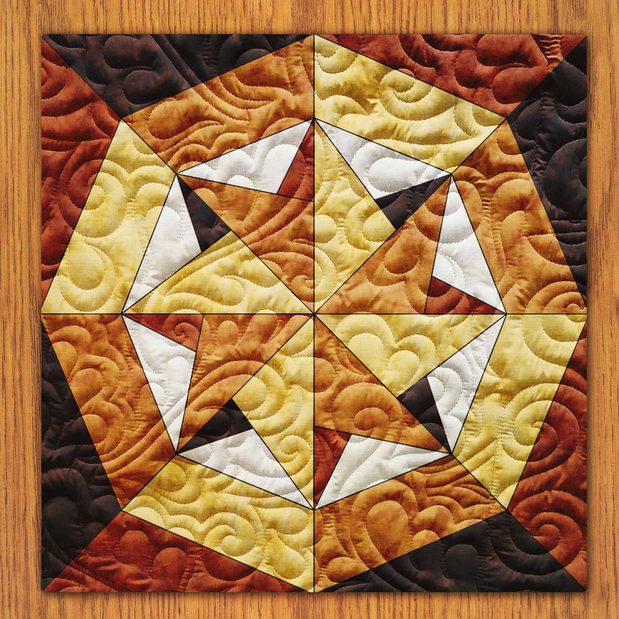 Paper Star Wheel Quilt Block PDF Pattern With Video Tutorial || 16, 18 ...