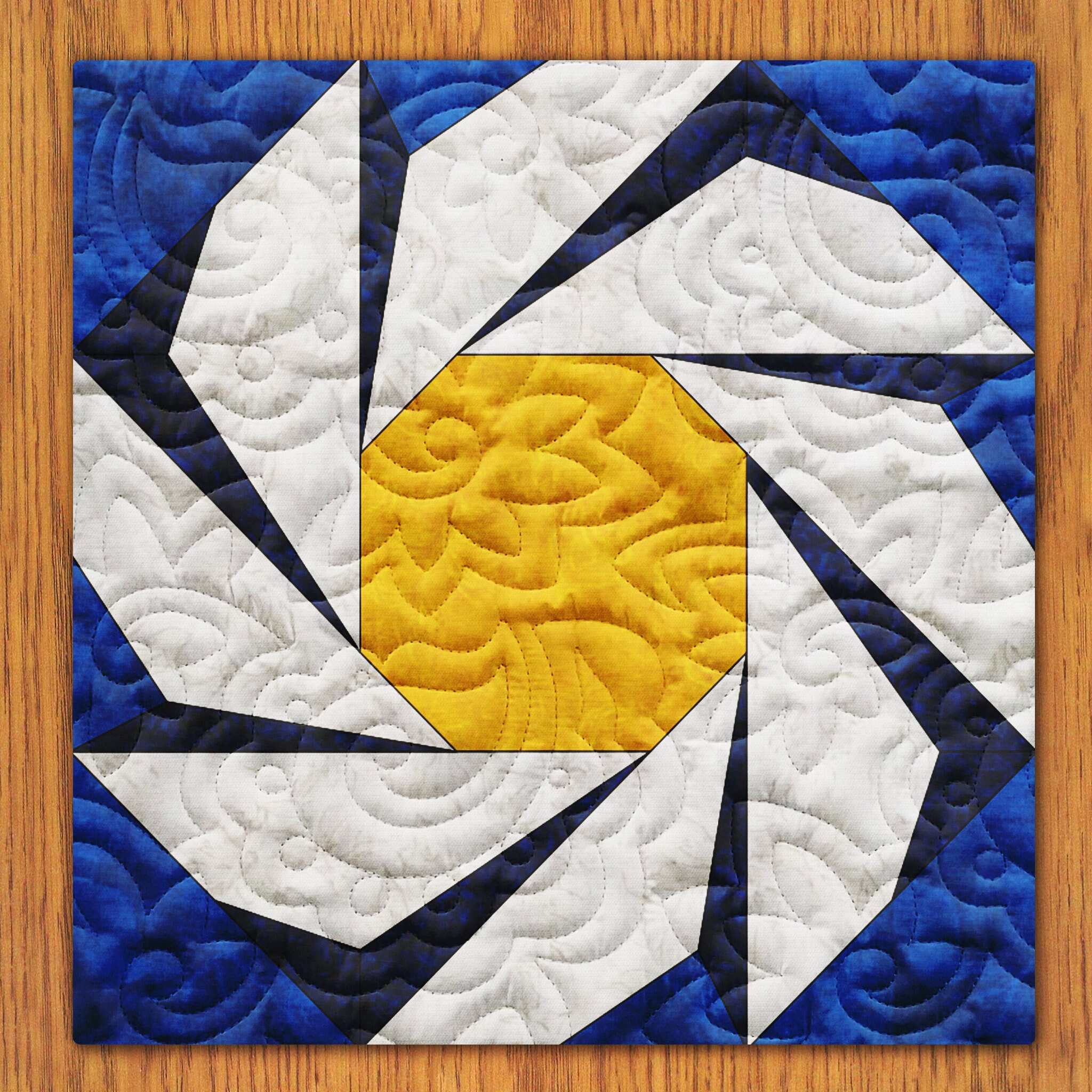 Daisy Paper Piece Quilt Block PDF Pattern With Video Tutorial 6, 8, 10 ...