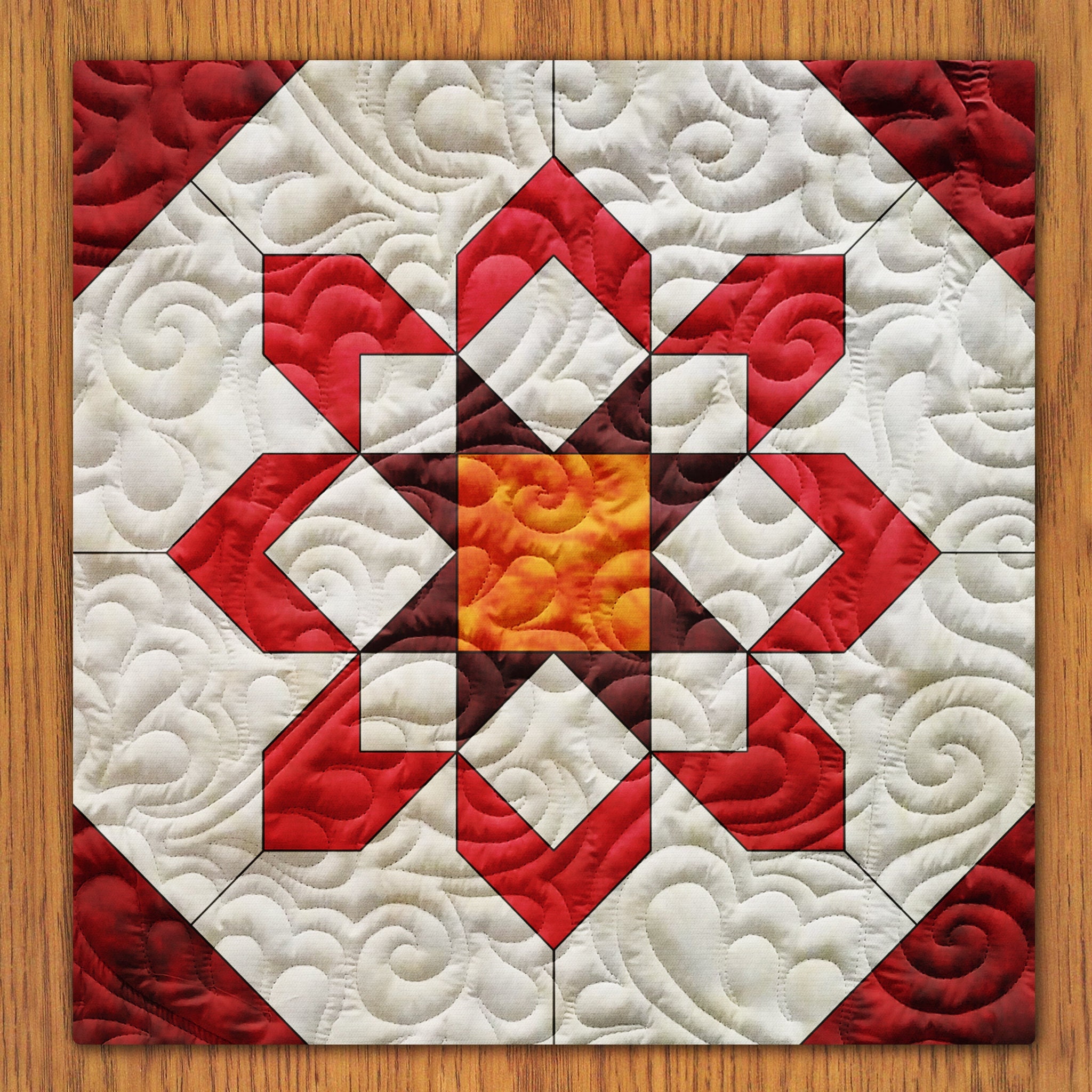 Daisy Dance Quilt Block PDF Pattern With Video Tutorial || 16, 18, 20 ...