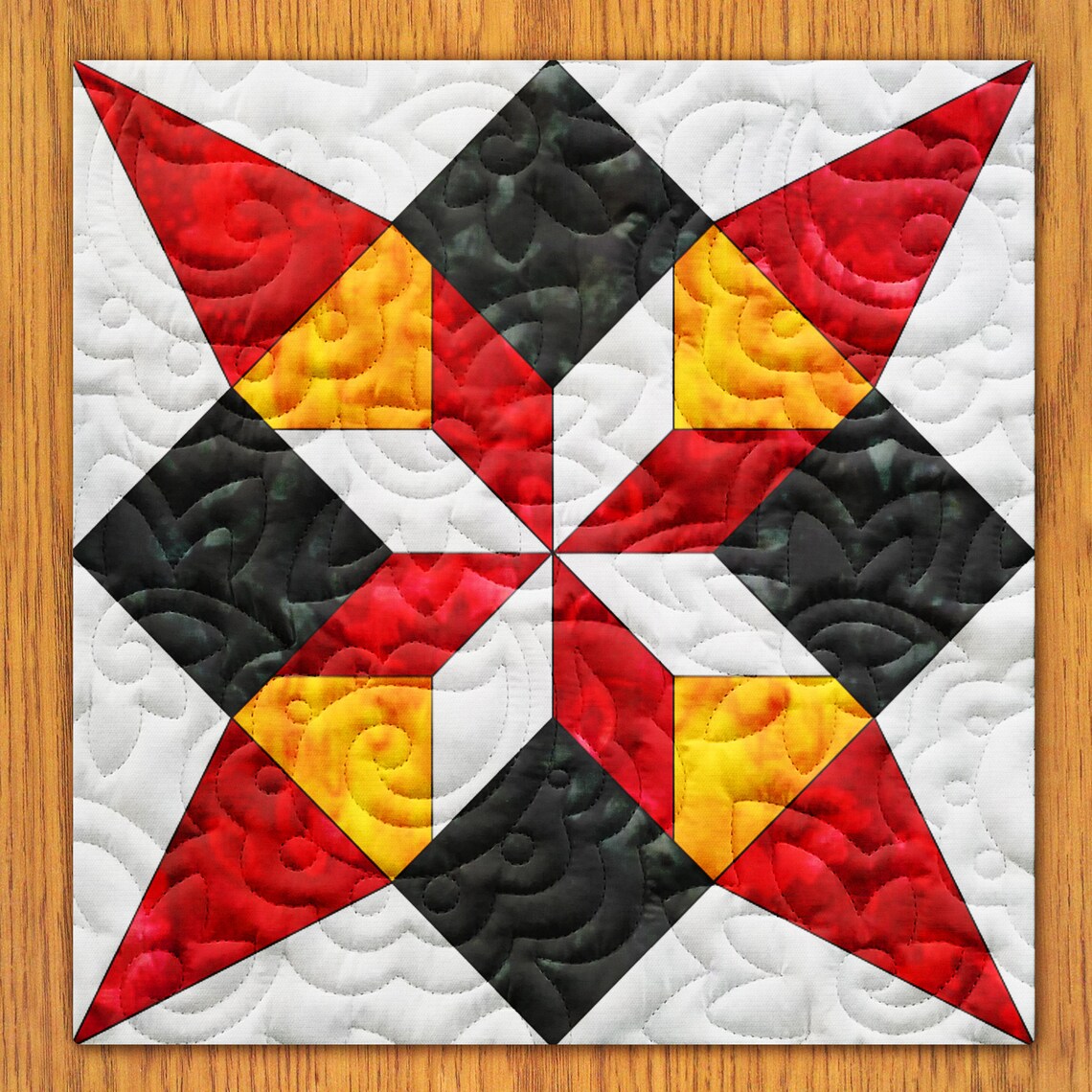 Ohio Star Box Variation Quilt Block PDF Pattern With Video Tutorial ...