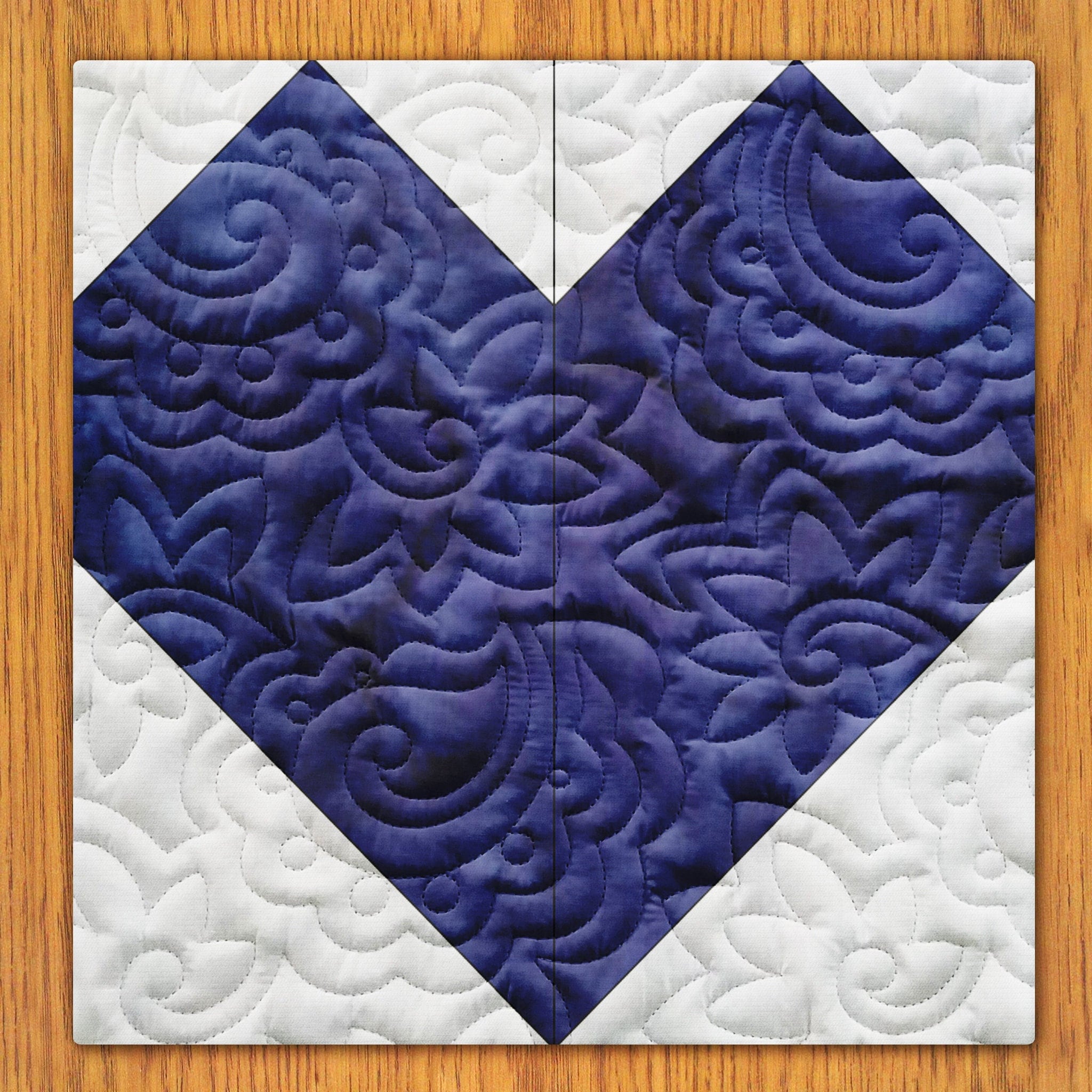 Array of Hearts Quilt Block PDF Pattern With Video Tutorial || 6, 8, 10 ...