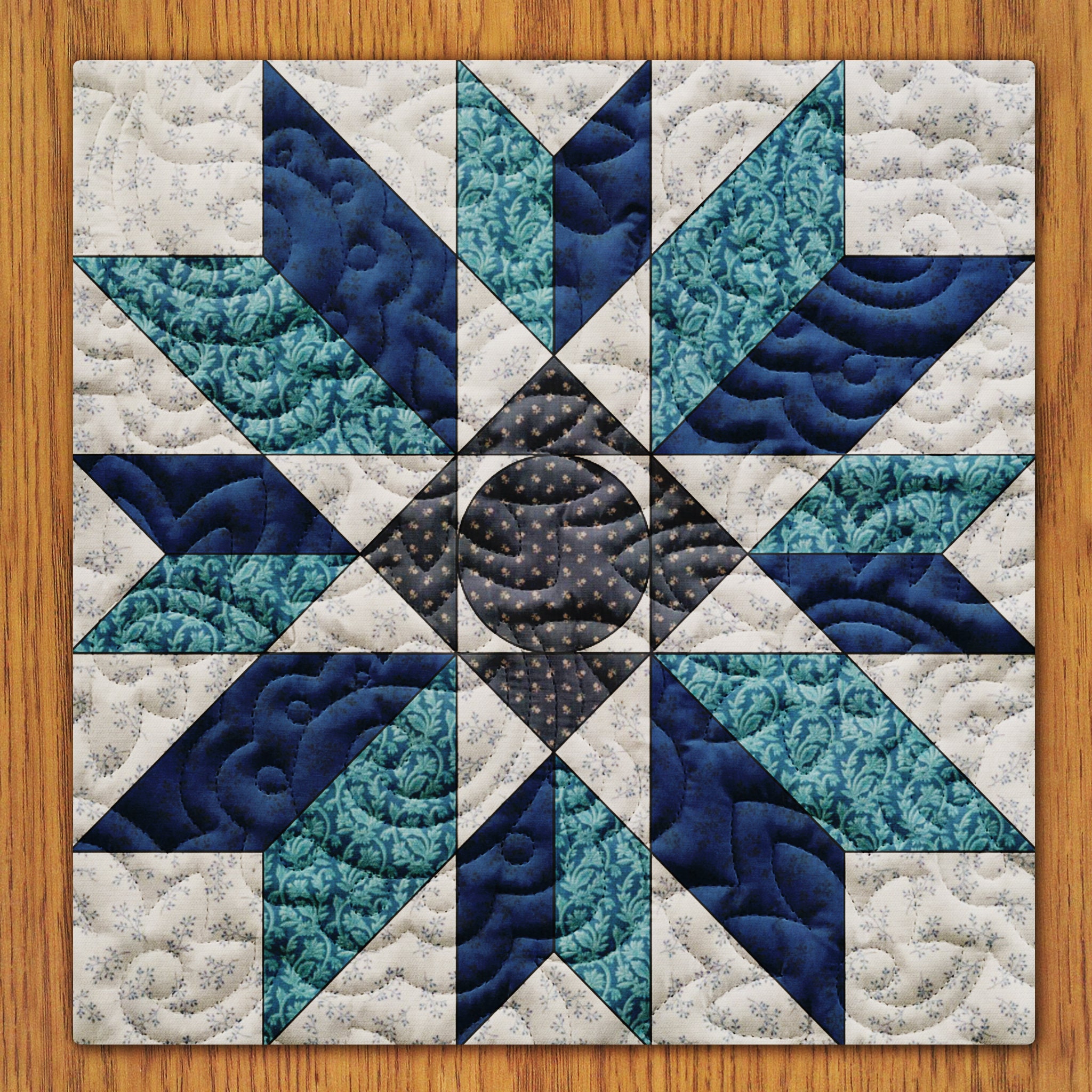 Double Super Star Quilt Block PDF Pattern With Video Tutorial || 6, 8 ...