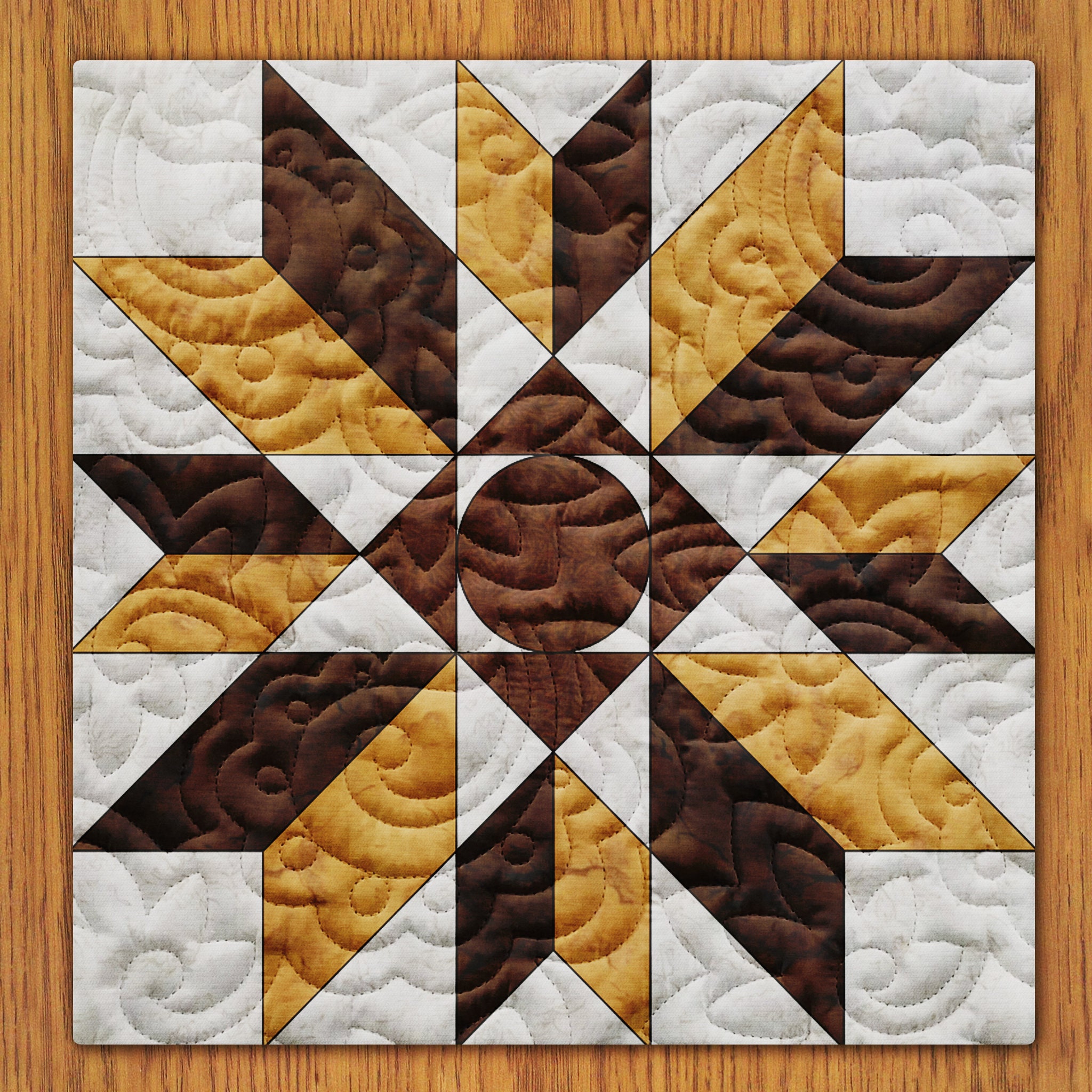 Double Super Star Quilt Block PDF Pattern With Video Tutorial 6, 8, 10 ...