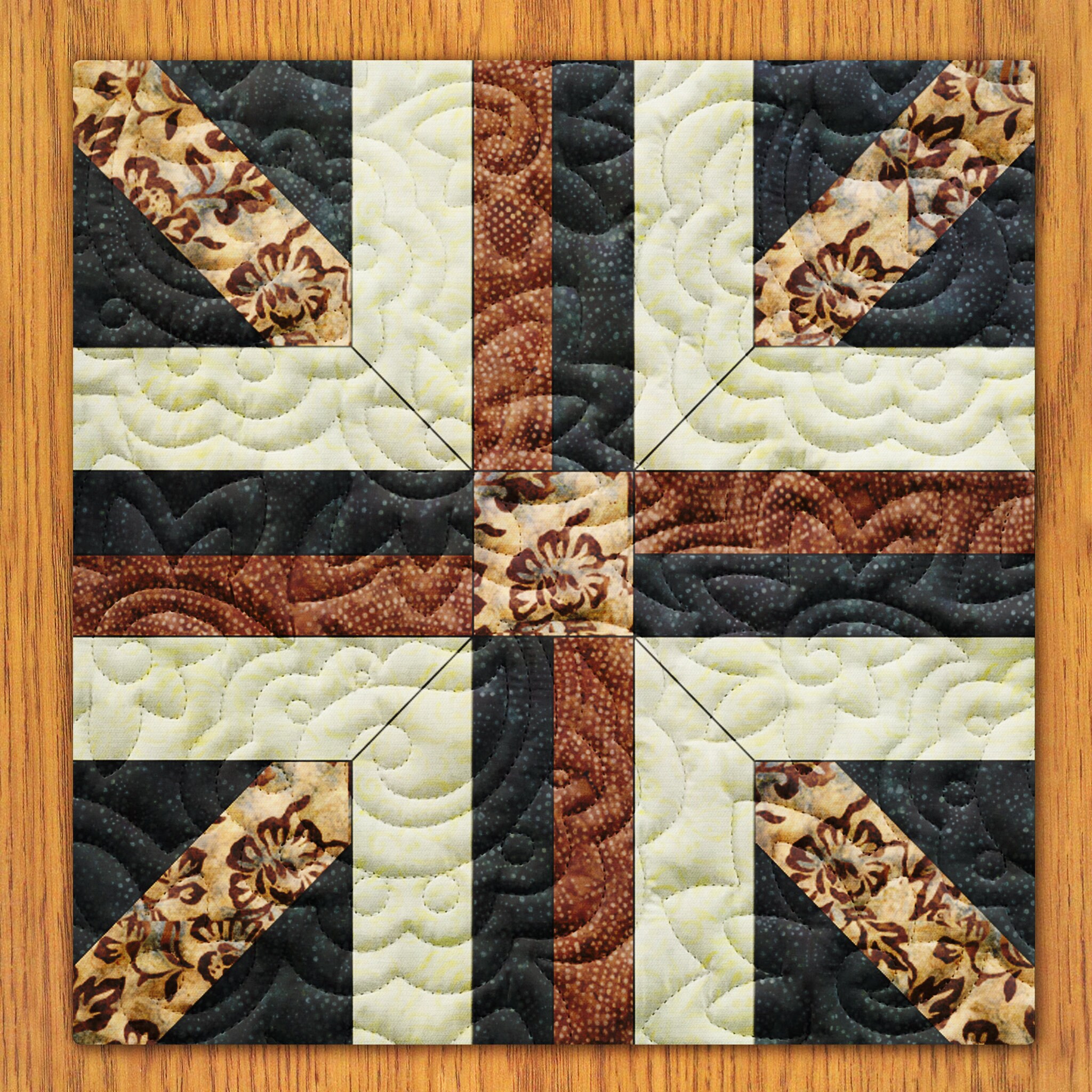 Mosaic Stars Quilt Block PDF Pattern With Video Tutorial 6, 8, 10, 12, and 14 Inch Size Versions ...