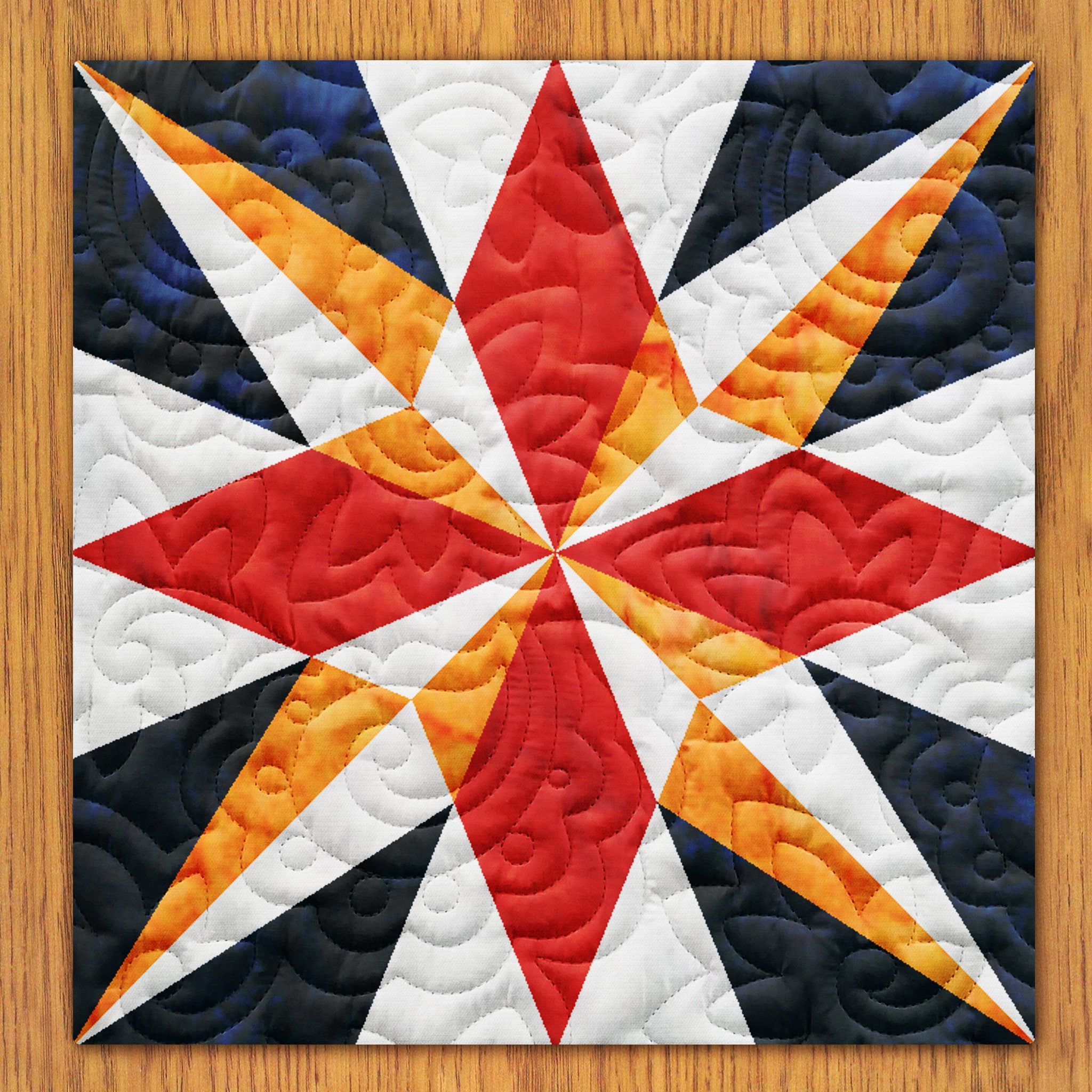 Firework Stars Quilt Block PDF Pattern With Video Tutorial || 16, 18 ...