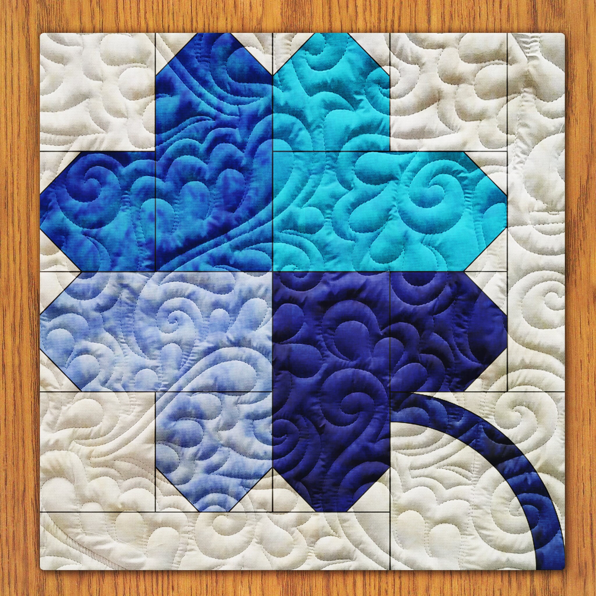 Dancing Clover Quilt Block PDF Pattern With Video Tutorial || 16, 18 ...