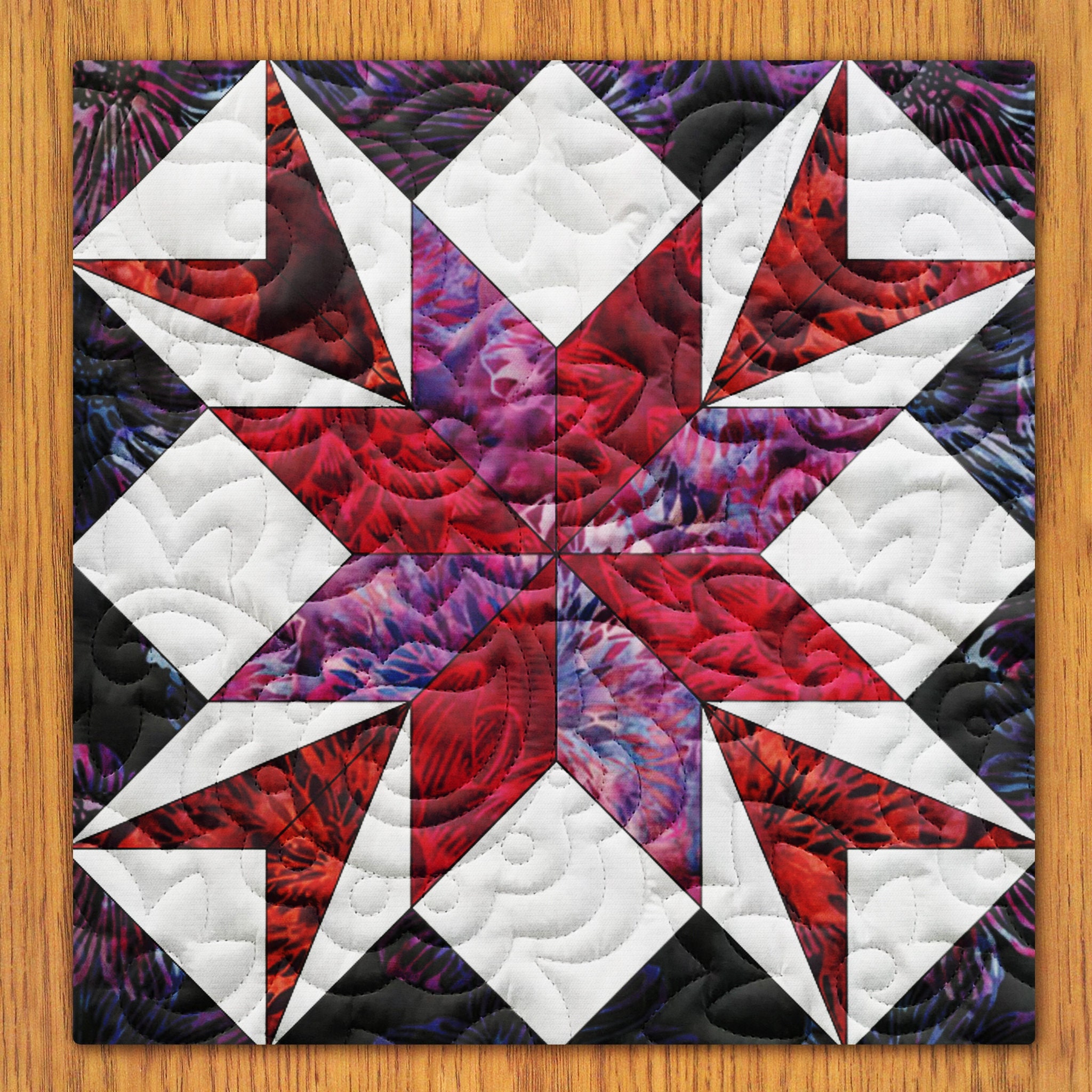 Stunning Stars Quilt Block PDF Pattern With Video Tutorial || 16, 18 ...