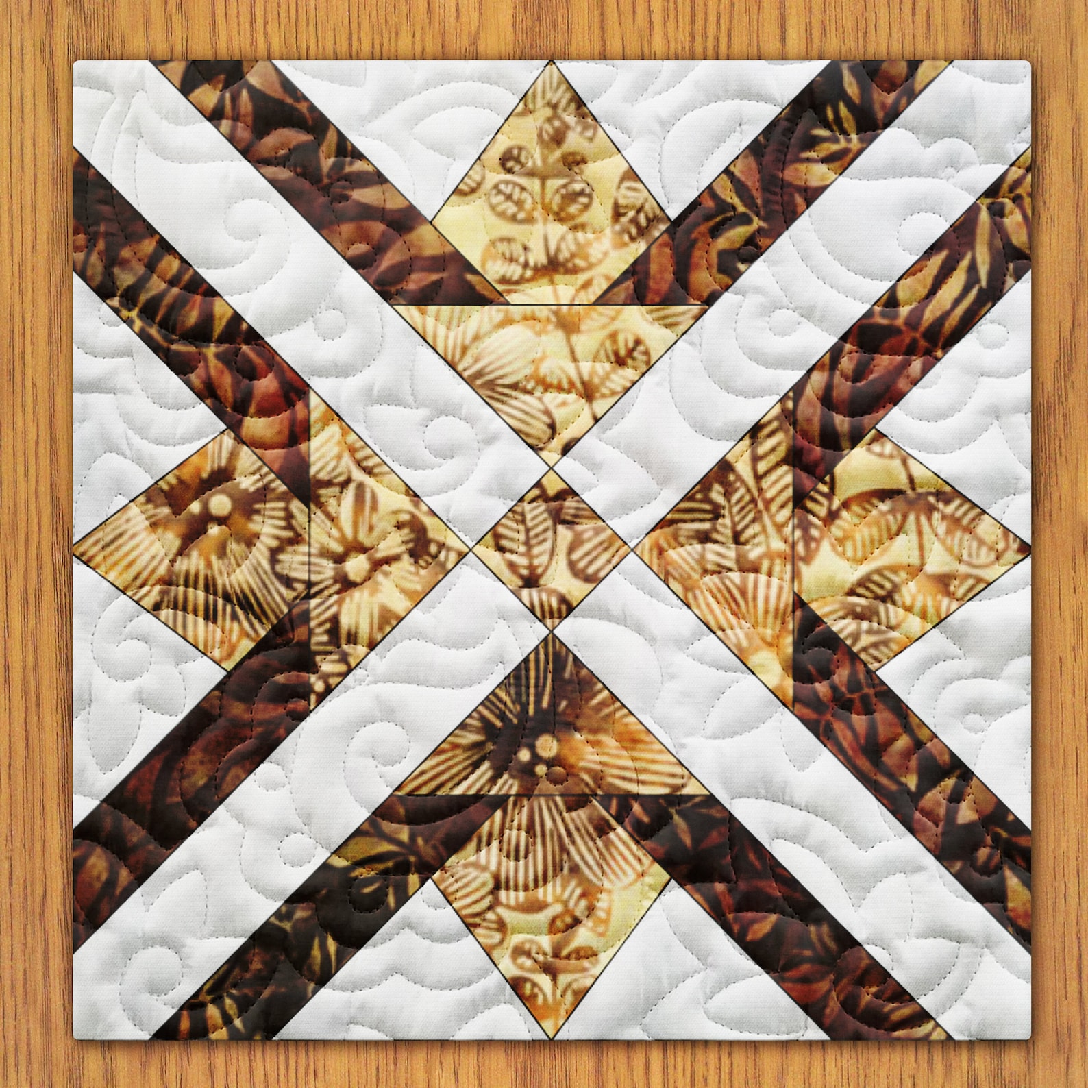 Ribbon Laces Quilt Block PDF Pattern With Video Tutorial || 6, 8, 10 ...
