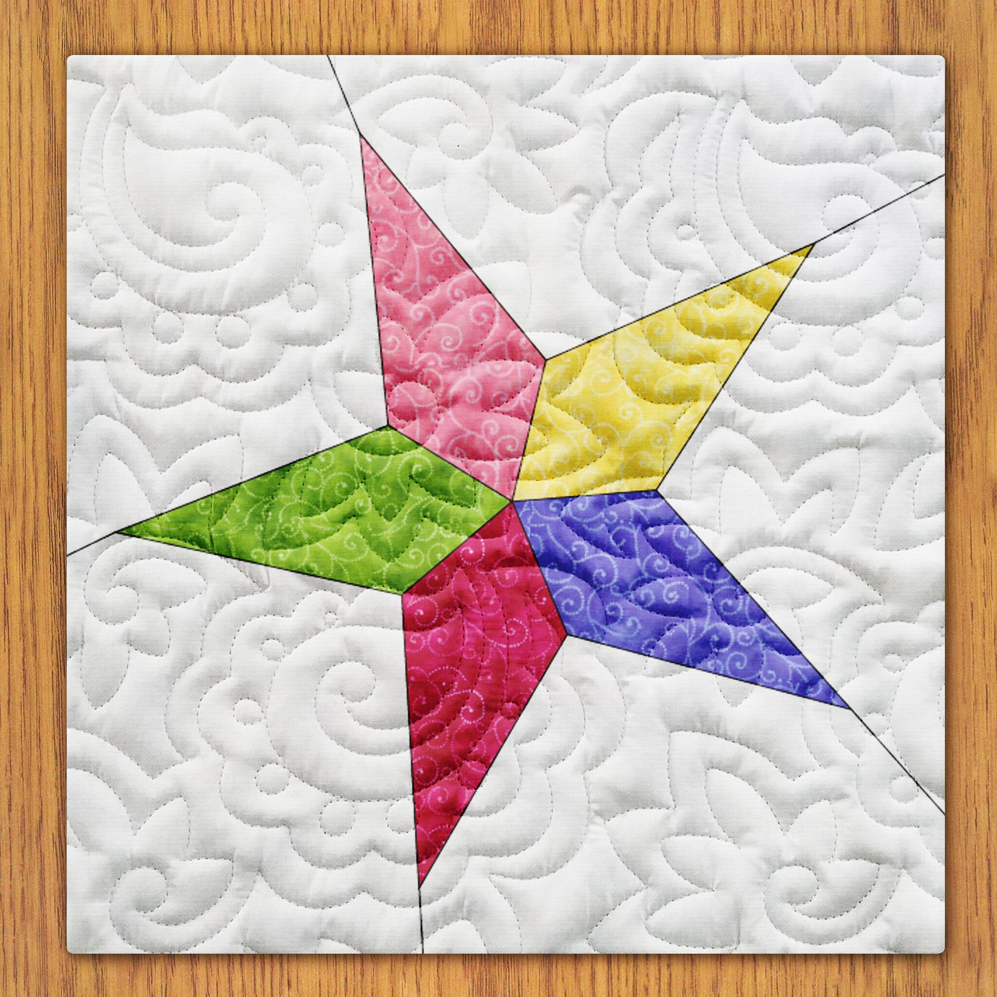 Twinkling Star Quilt Block PDF Pattern With Video Tutorial || 6, 8, 10 ...