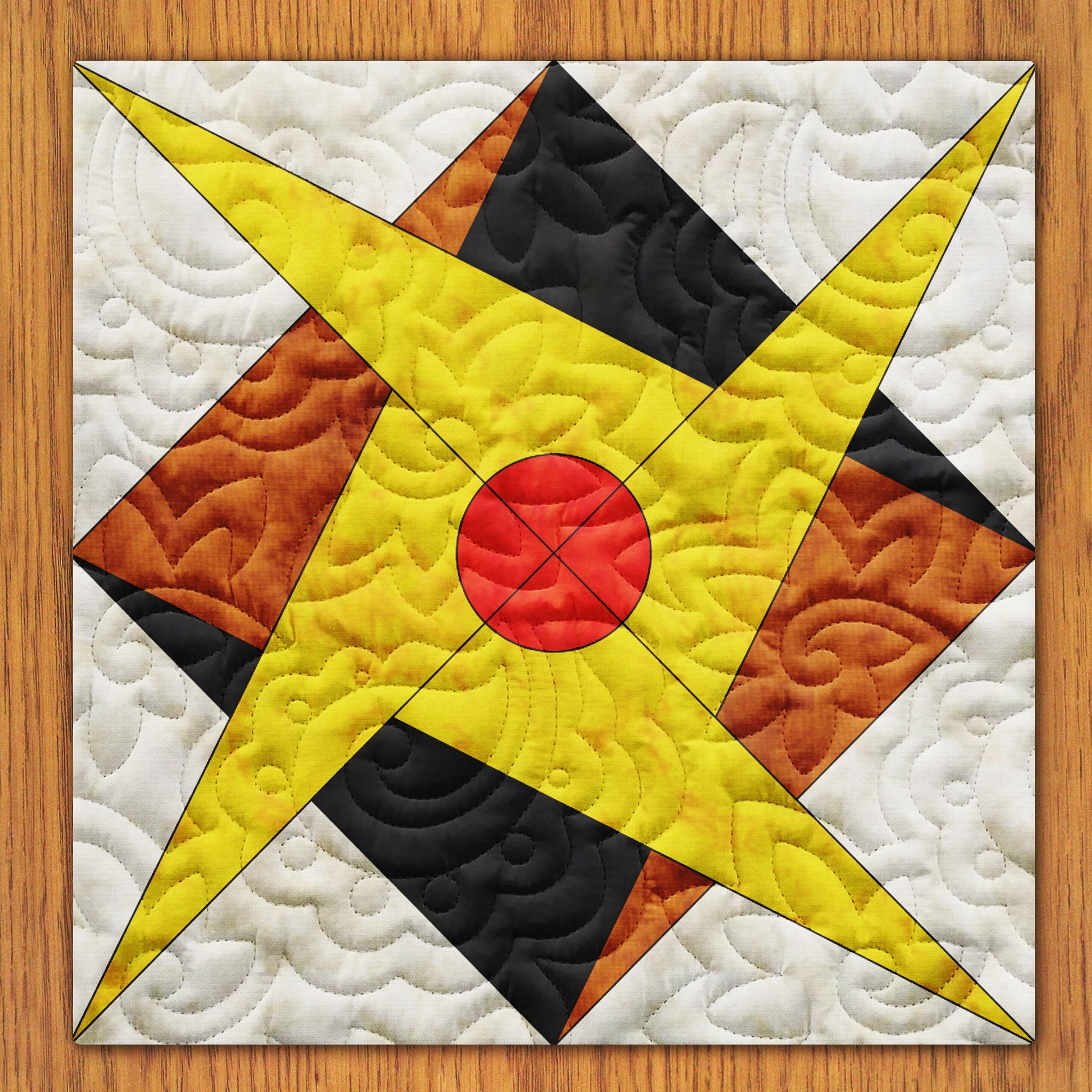 Spotlight Star Quilt Block PDF Pattern With Video Tutorial - Etsy