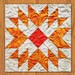 Phoenix Blaze Quilt Block PDF Pattern With Video Tutorial || 6, 8, 10 ...
