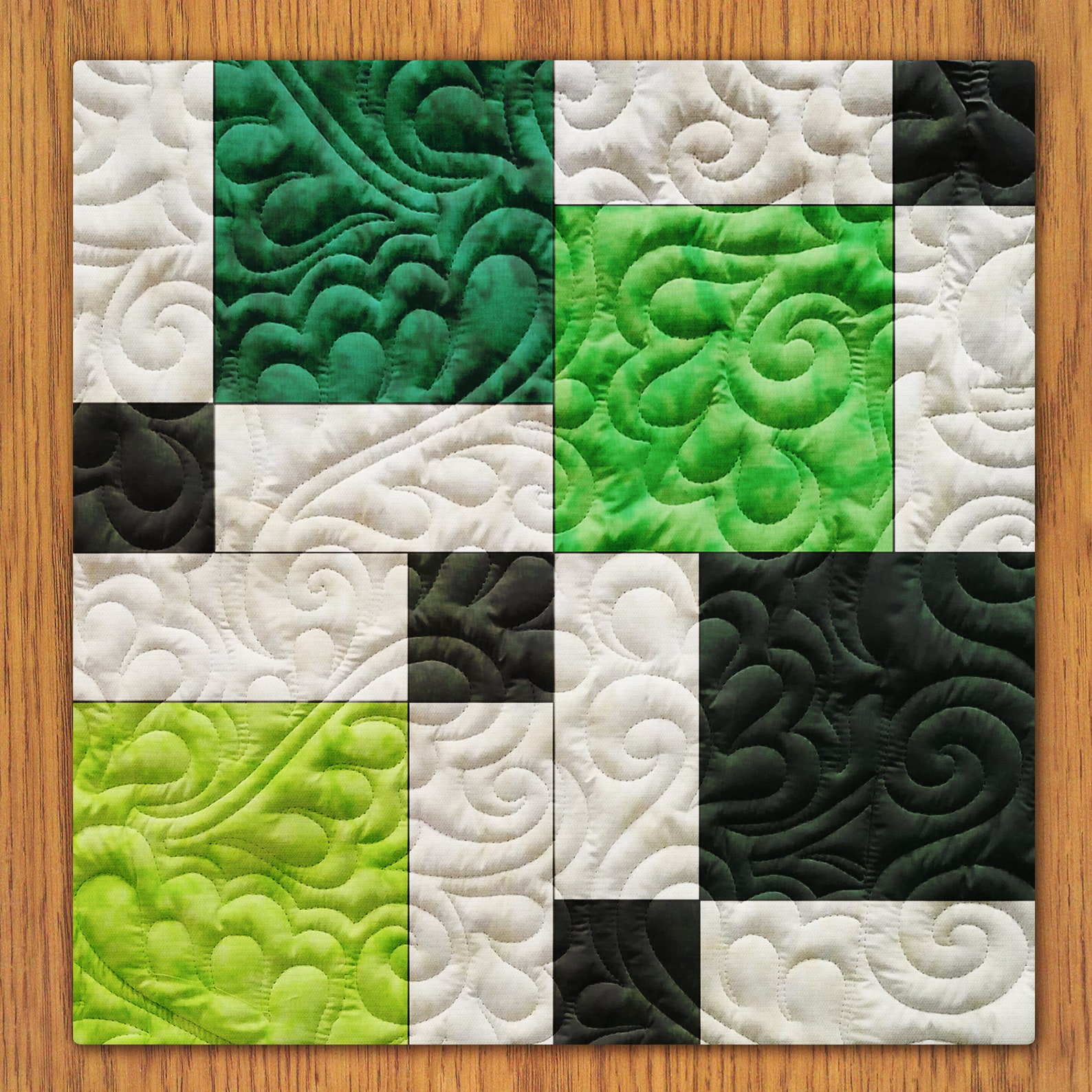 Fading Nine Patch Wall Quilt PDF Pattern With Video Tutorial 40x40 ...