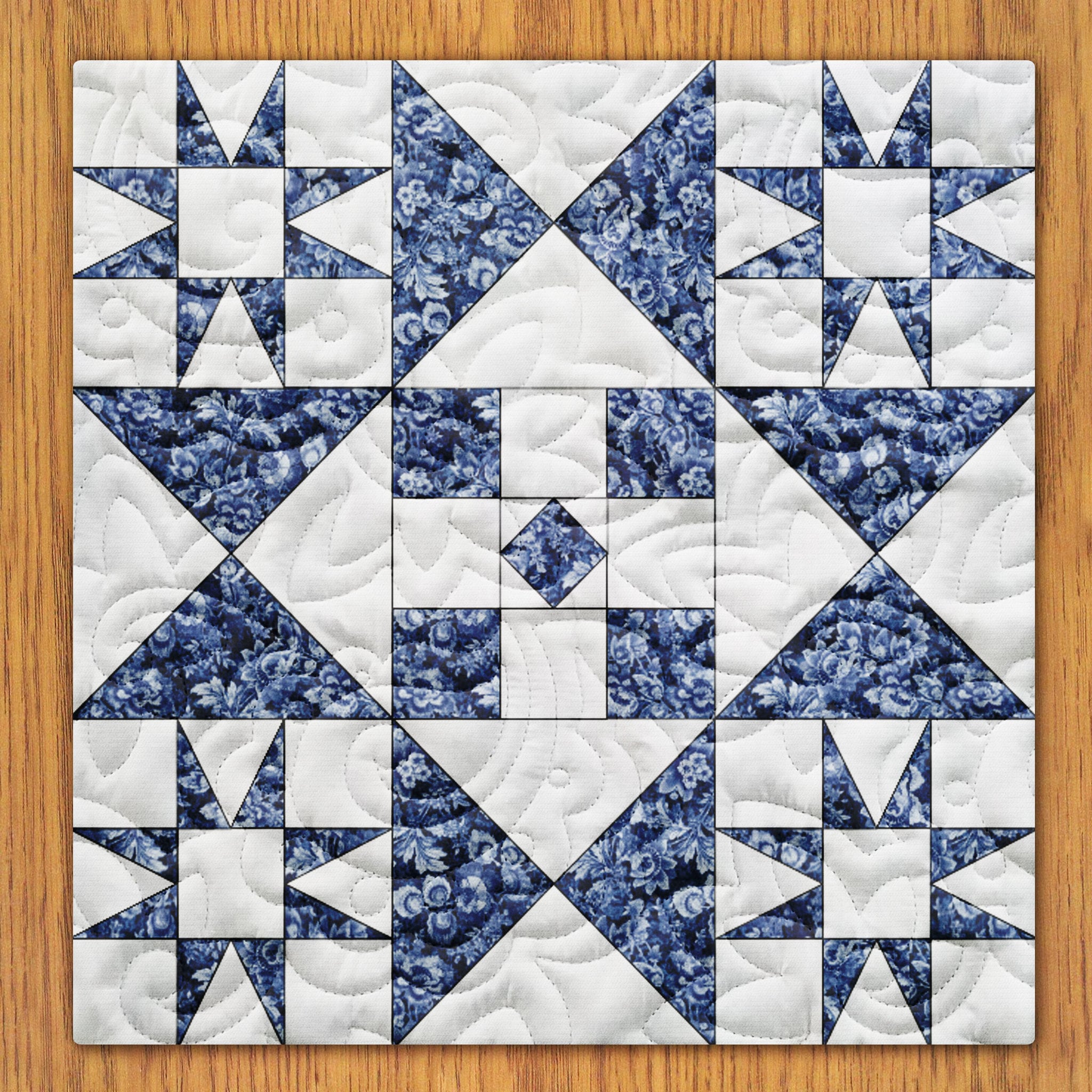Ohio Star Clusters Quilt Block PDF Pattern With Video Tutorial || 6, 8 ...