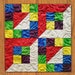 Four Patch Split Quilt Block PDF Pattern With Video Tutorial || 16, 18 ...