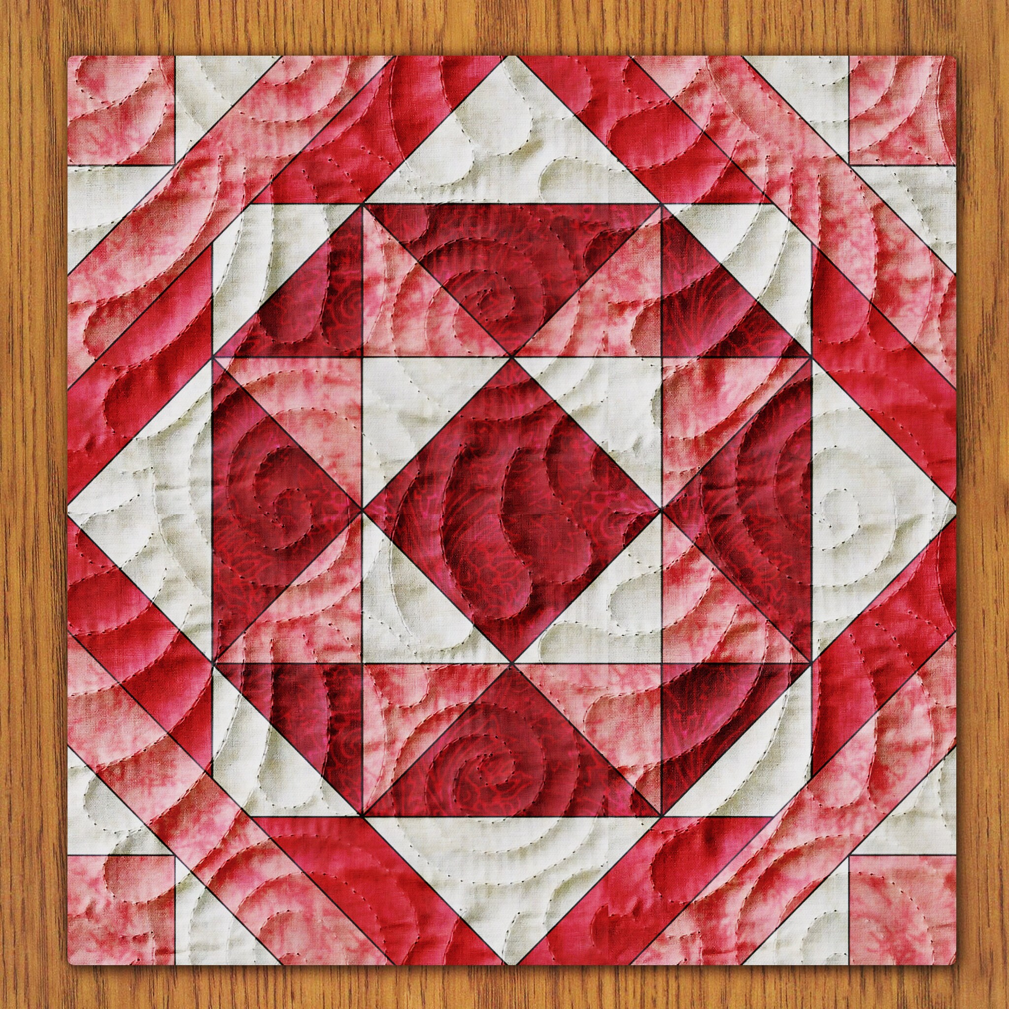 Dazy Star Quilt Block PDF Pattern With Video Tutorial || 6, 8, 10, 12 ...