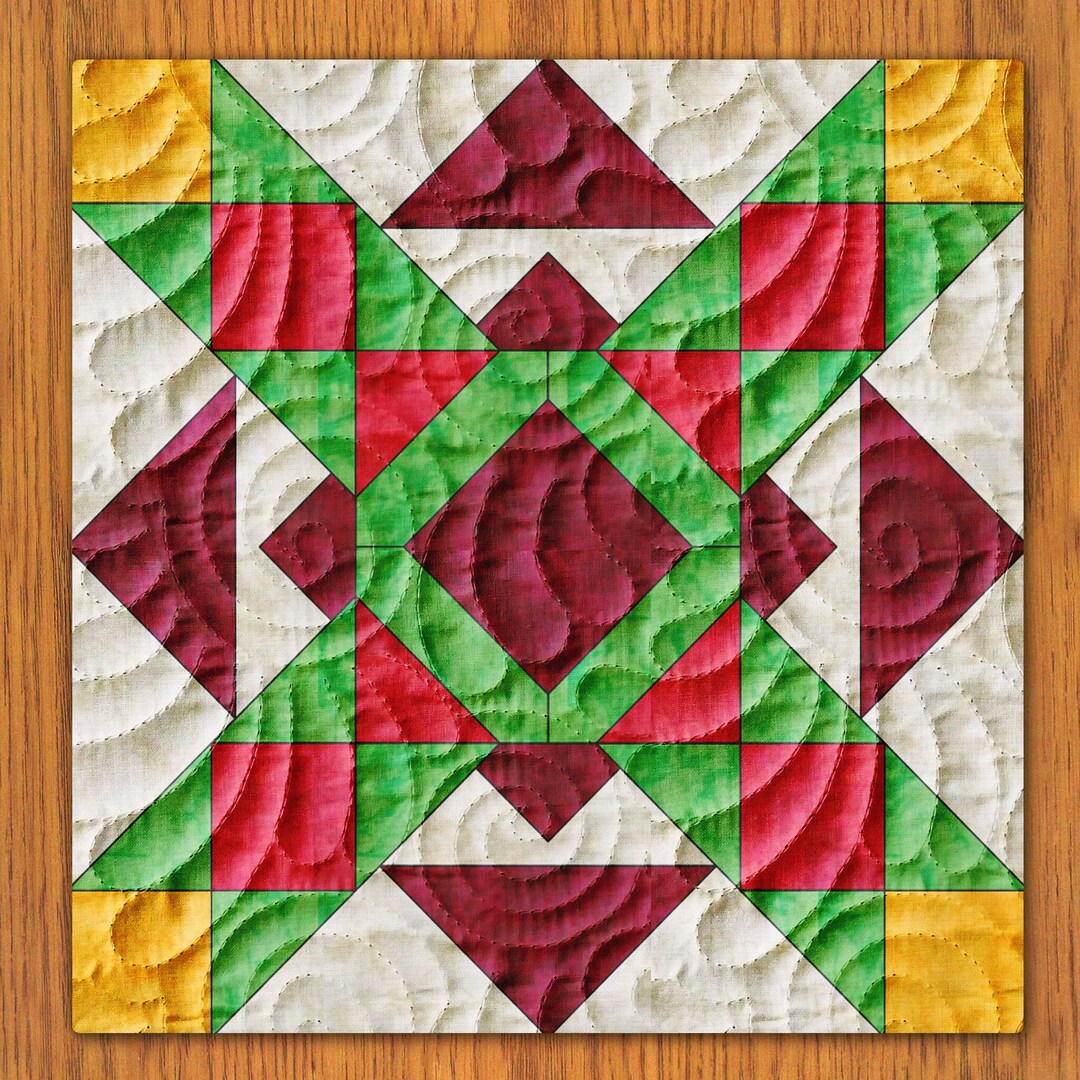Inner Direction Quilt Block PDF Pattern With Video Tutorial || 16, 18 ...