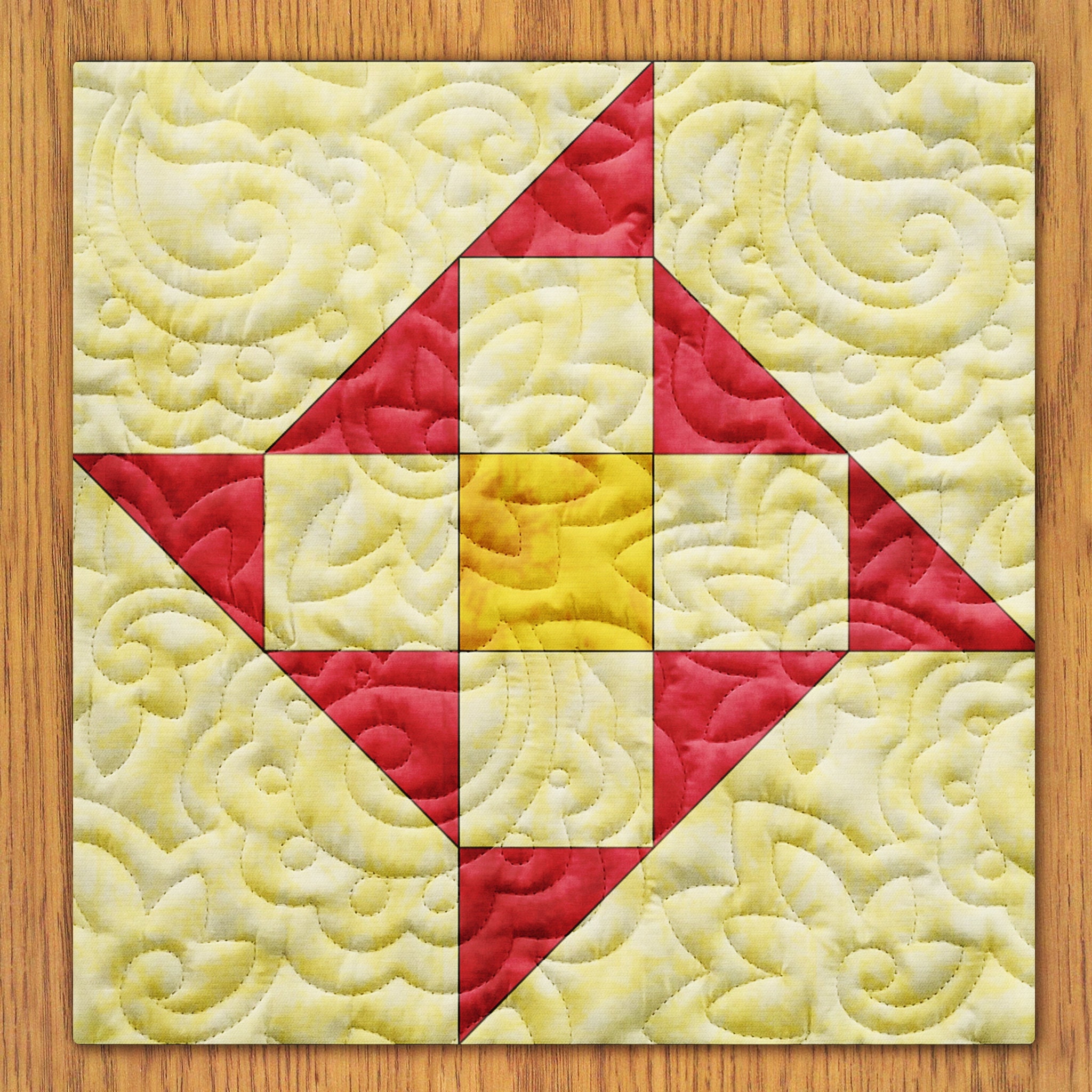 Geometric Stars Quilt Block PDF Pattern With Video Tutorial - Etsy