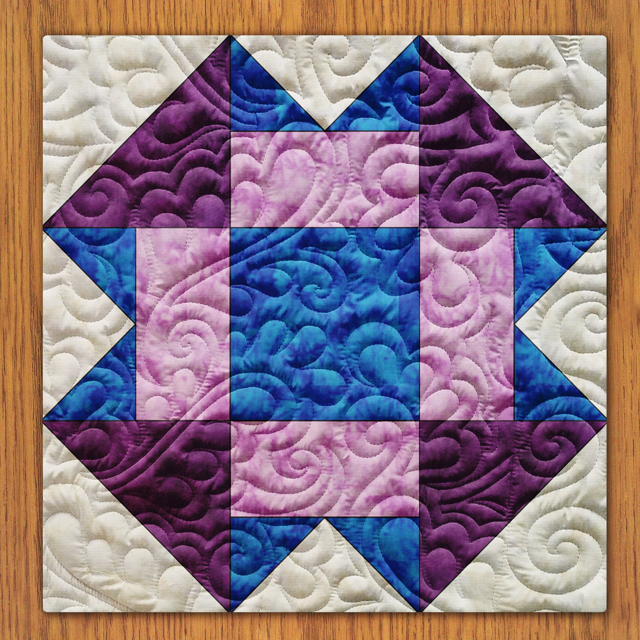 Wrapping Cube Quilt Block PDF Pattern With Video Tutorial || 6, 8, 10 ...