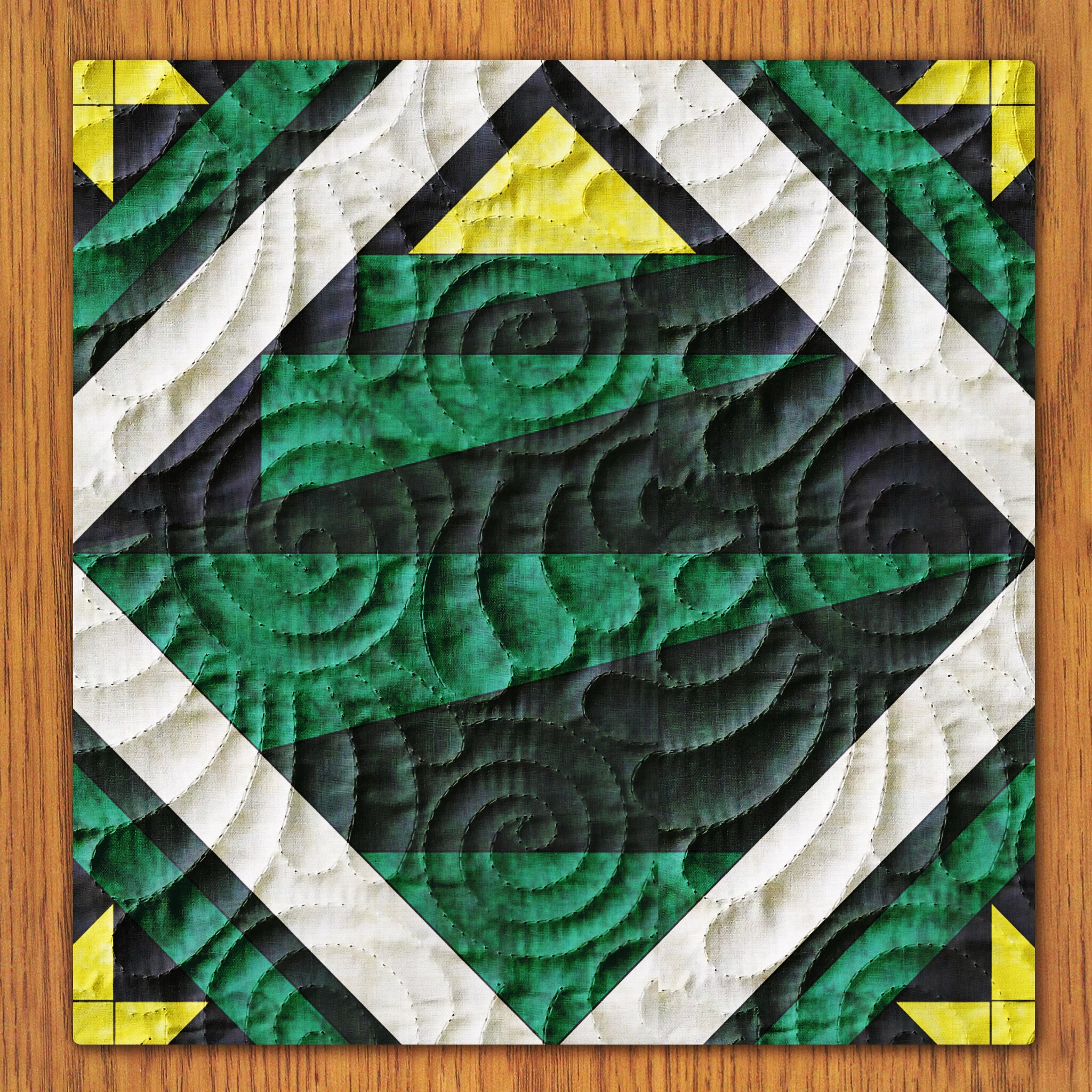 Geometry Path Quilt Block PDF Pattern With Video Tutorial || 16, 18, 20 ...