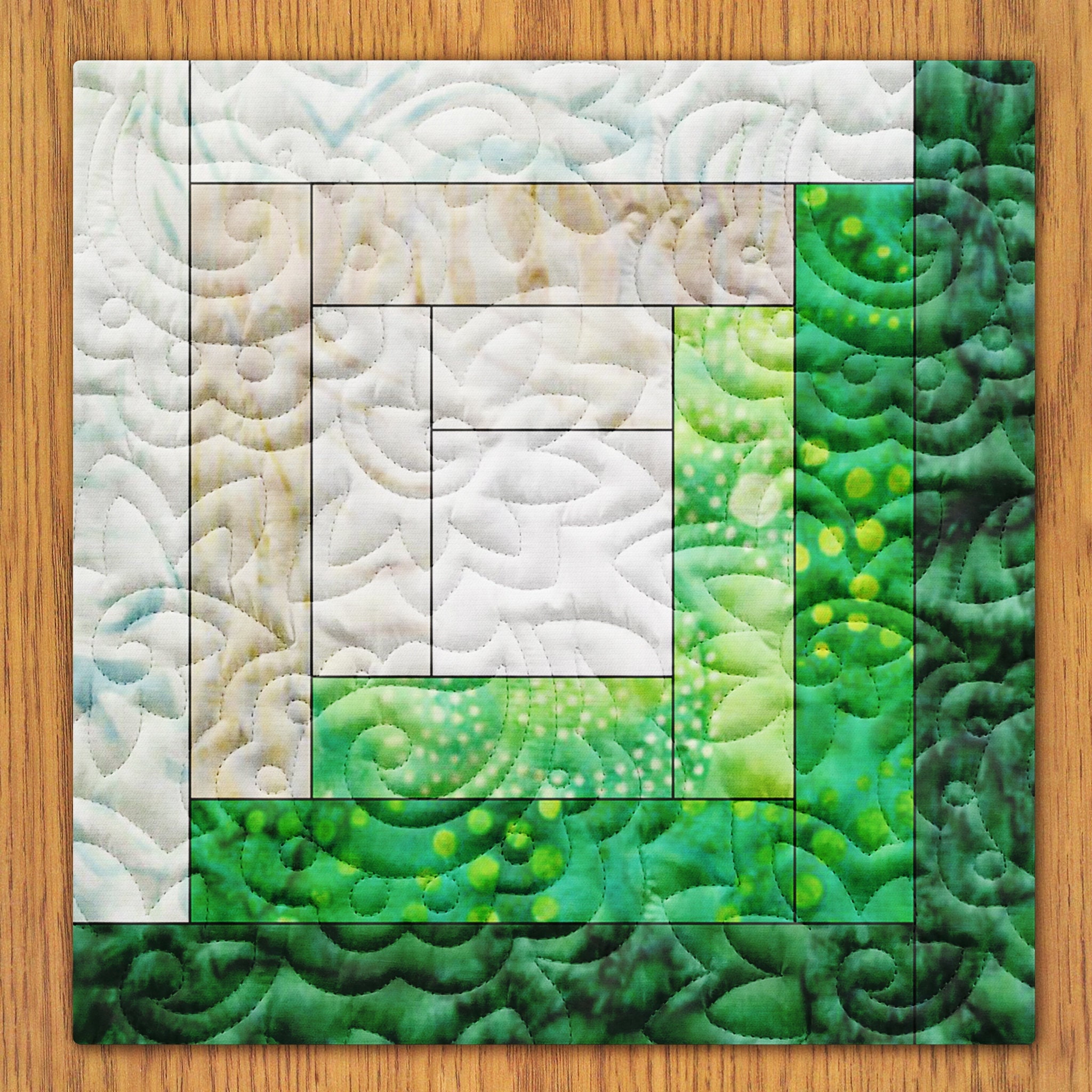 Log Cabin Maze Quilt Block PDF Pattern With Video Tutorial || 6, 8, 10 ...