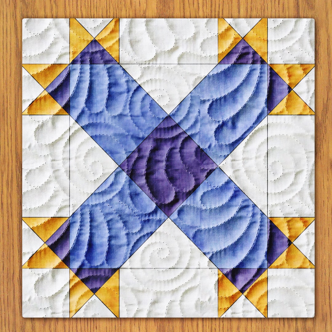 Chains and Locks Quilt Block PDF Pattern With Video Tutorial 16, 18, 20 ...