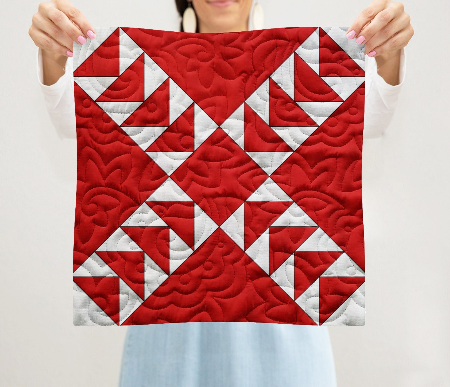 Flying Geese Quilt Block PDF Pattern With Video Tutorial || 6, 8, 10 ...