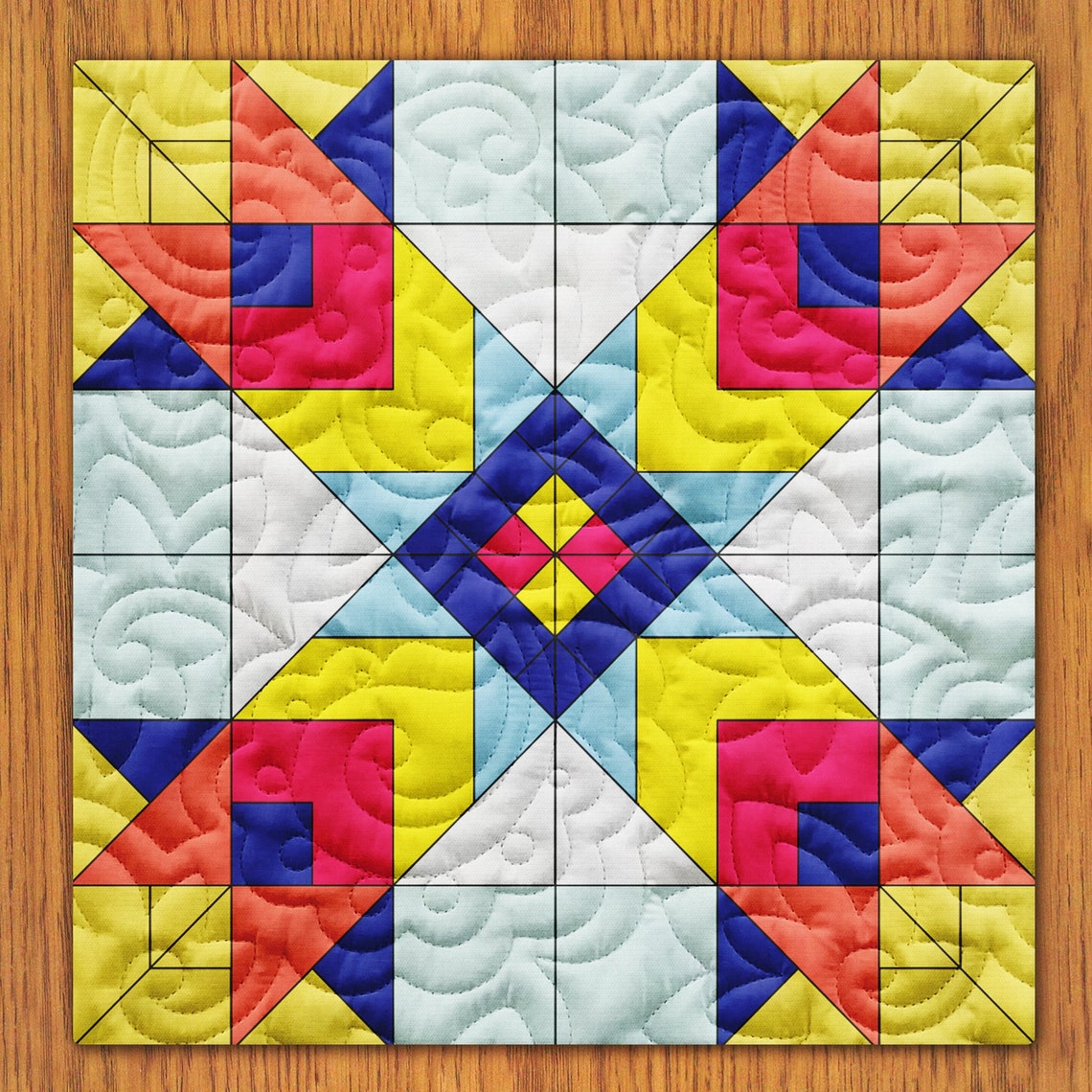 Linking Boxes Quilt Block PDF Pattern With Video Tutorial || 6, 8, 10 ...