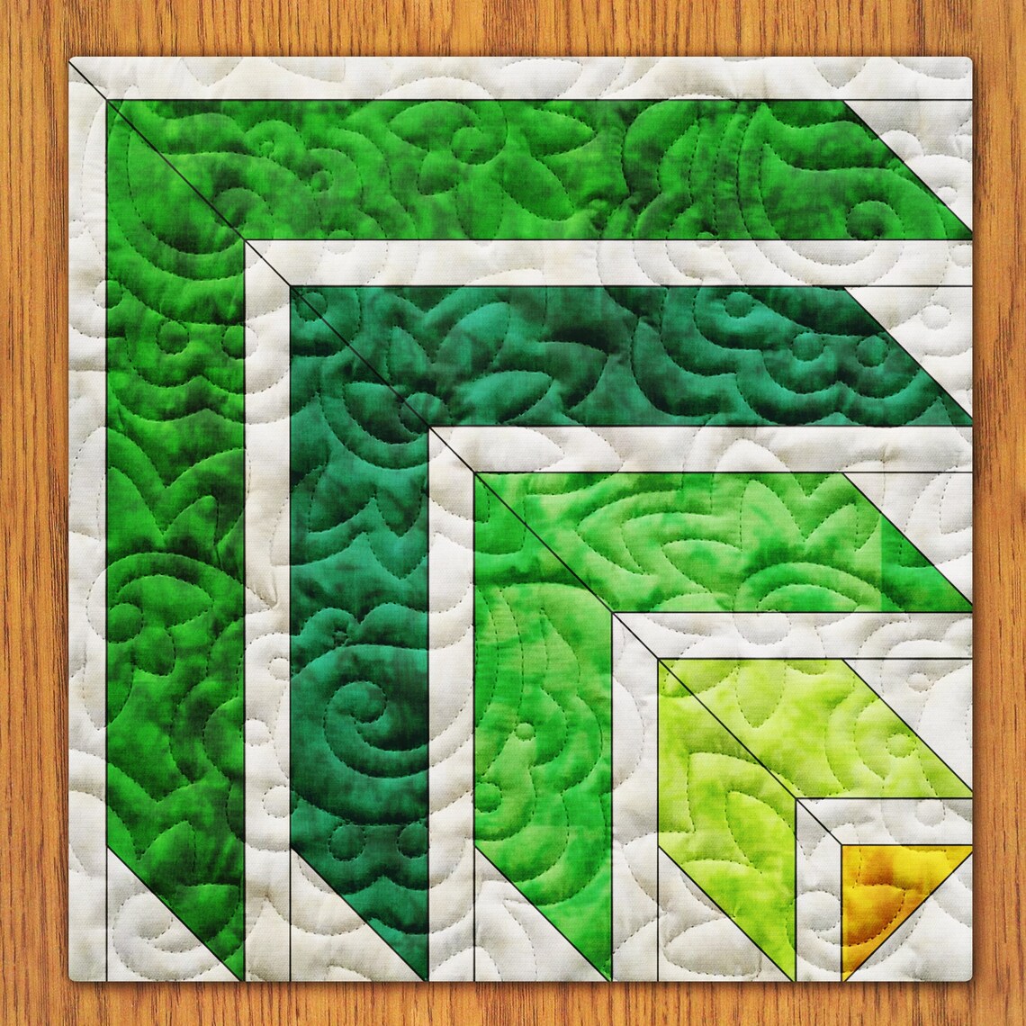 Maze Cube Quilt Block PDF Pattern With Video Tutorial || 16, 18, 20, 22 ...