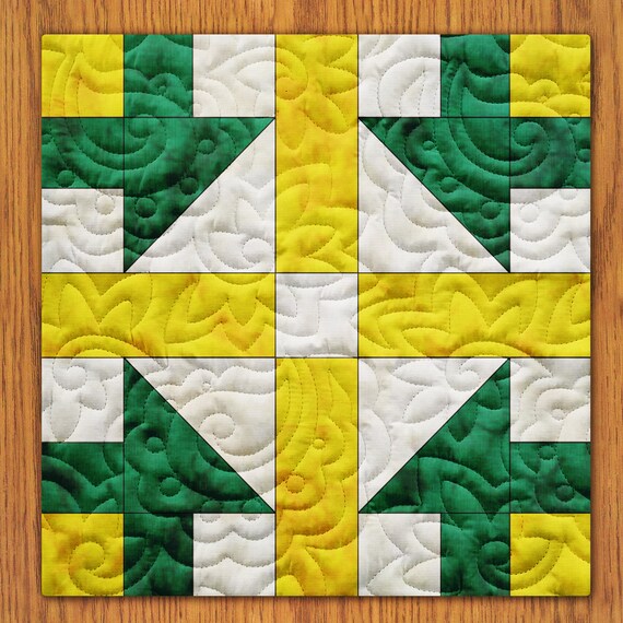 Brick Lamp Quilt Block PDF Pattern With Video Tutorial 16 - Etsy