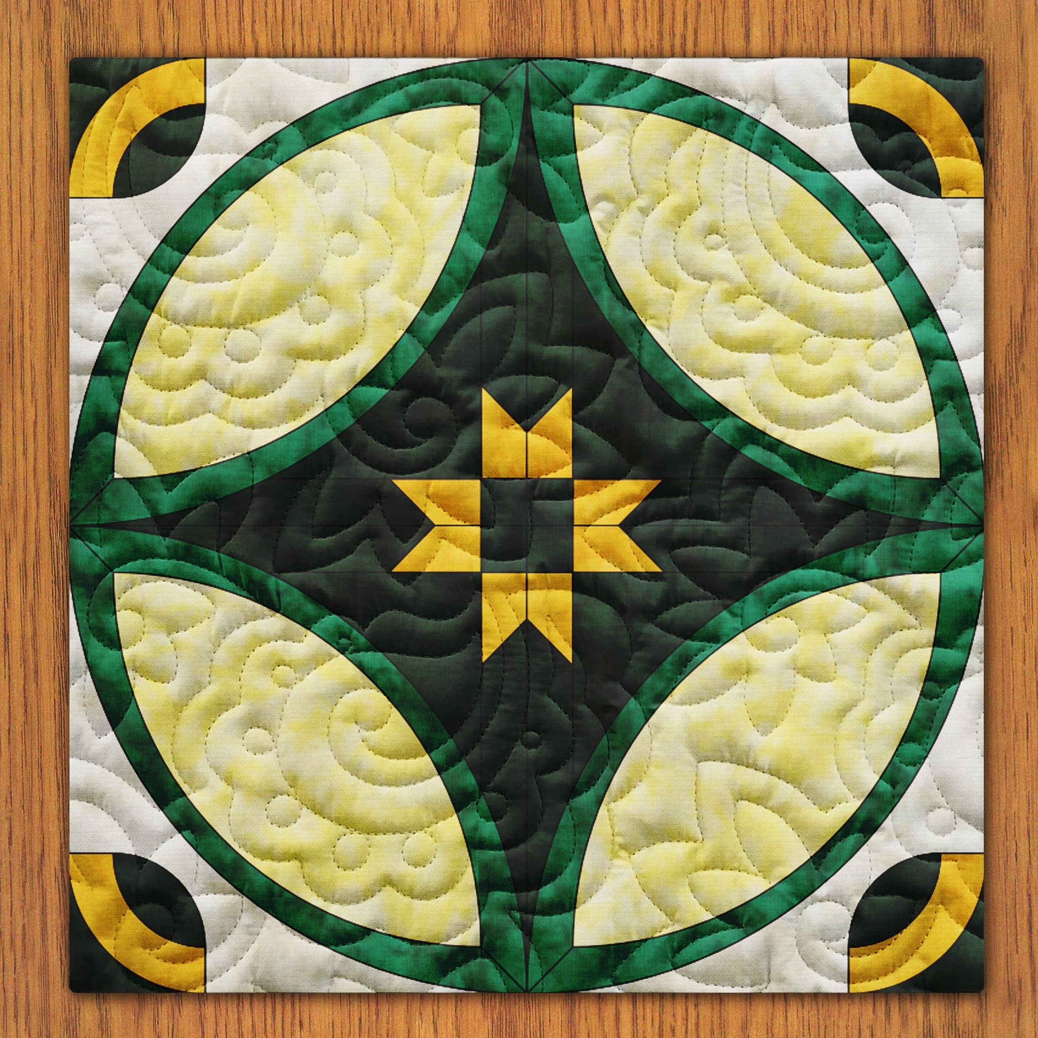 Spiral Star Quilt Block PDF Pattern With Video Tutorial 16, 18, 20, 22 ...