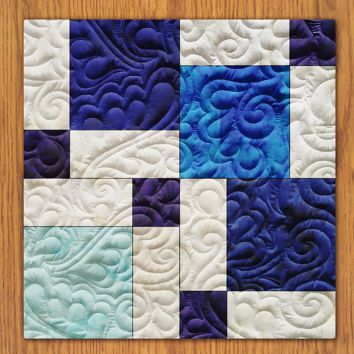 Fading Nine Patch Quilt Block PDF Pattern With Video Tutorial || 6, 8 ...