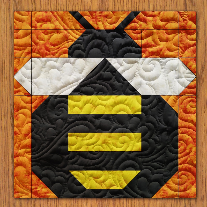 Bumble Bee Quilt Pattern - Etsy