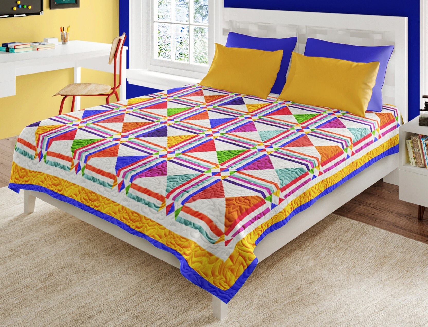 Children's Bliss Quilt Block PDF Pattern With Video Tutorial || 16, 18 ...