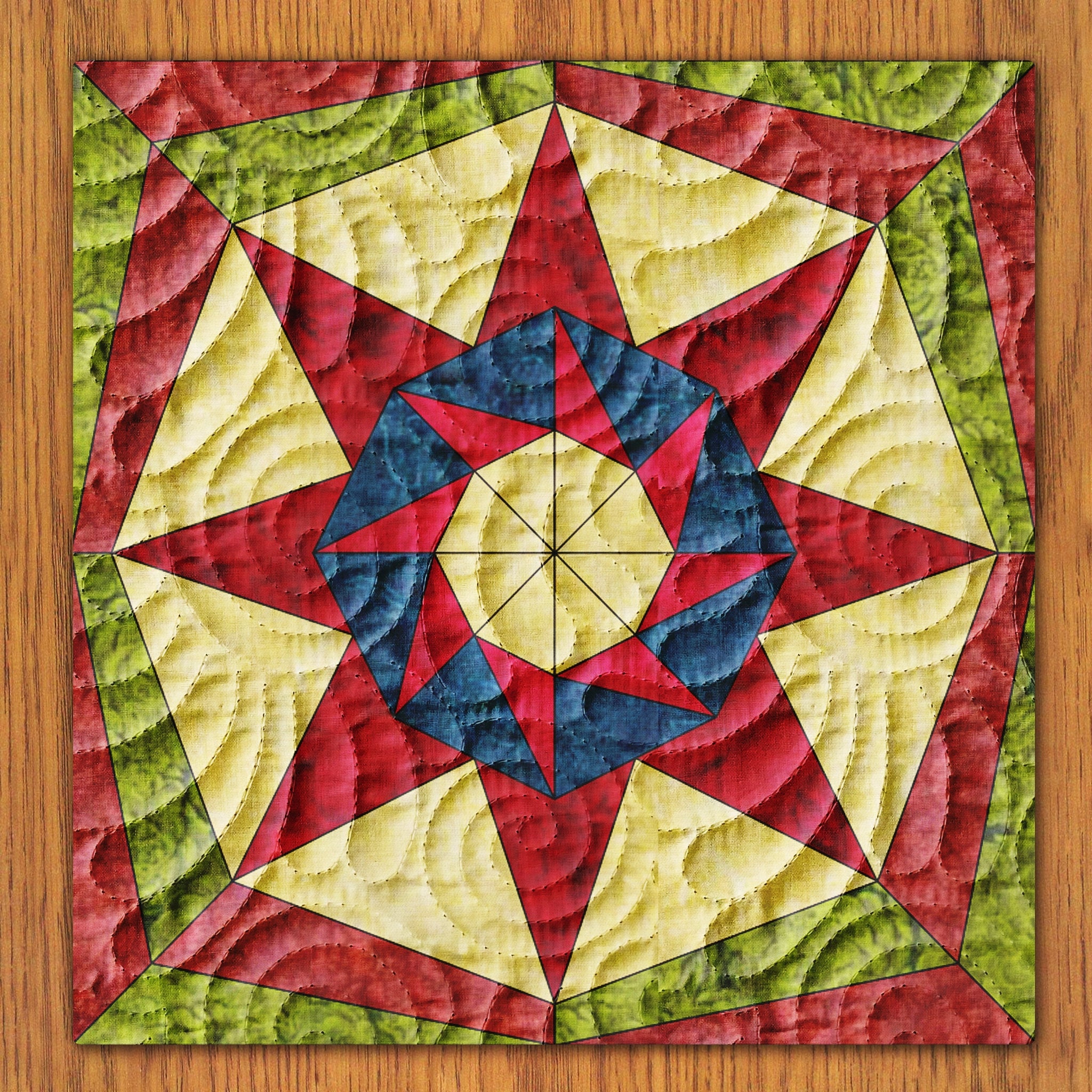 Jewel Star Quilt Block PDF Pattern With Video Tutorial 6, 8, 10, 12 ...