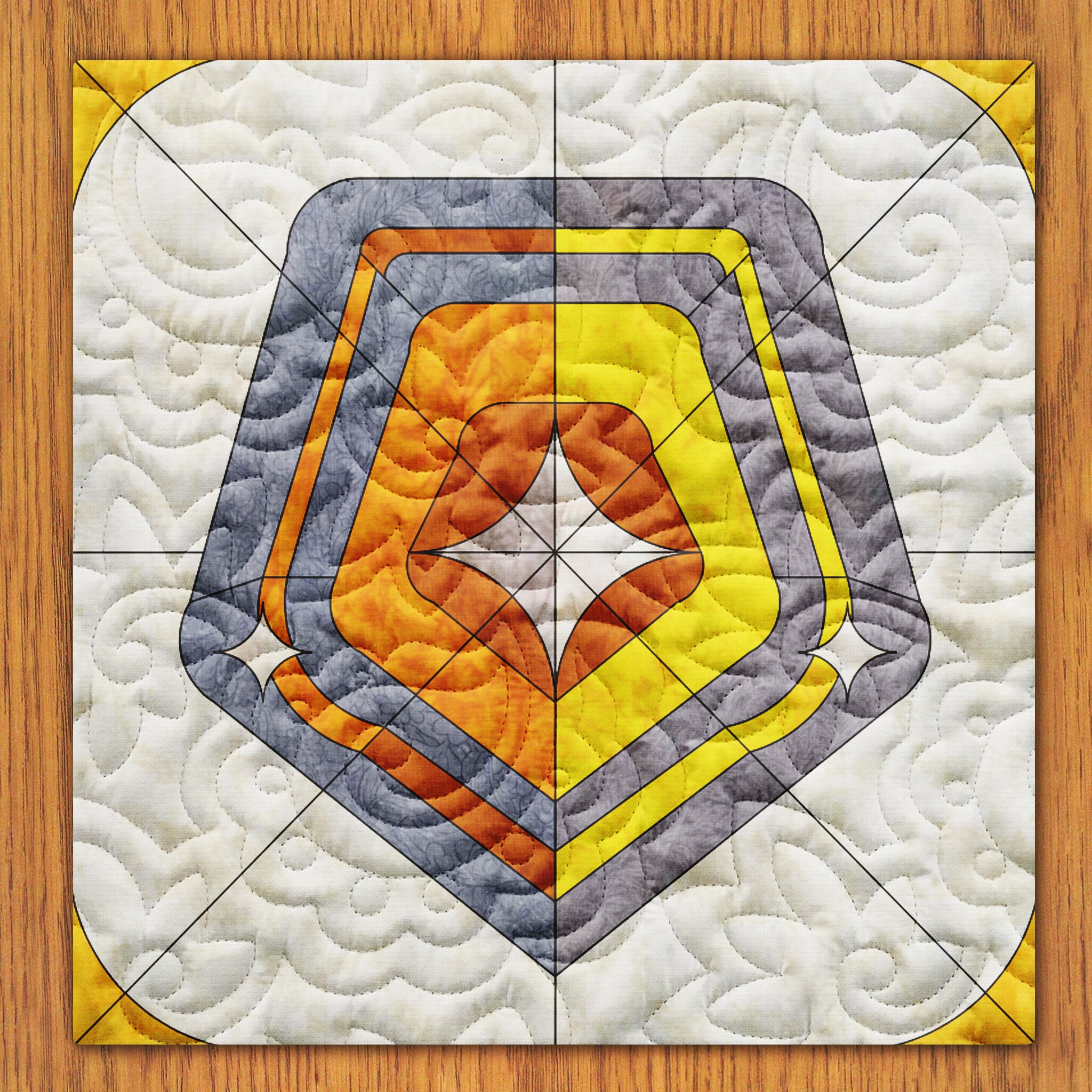 Medial Medallion Quilt Block PDF Pattern With Video Tutorial - Etsy
