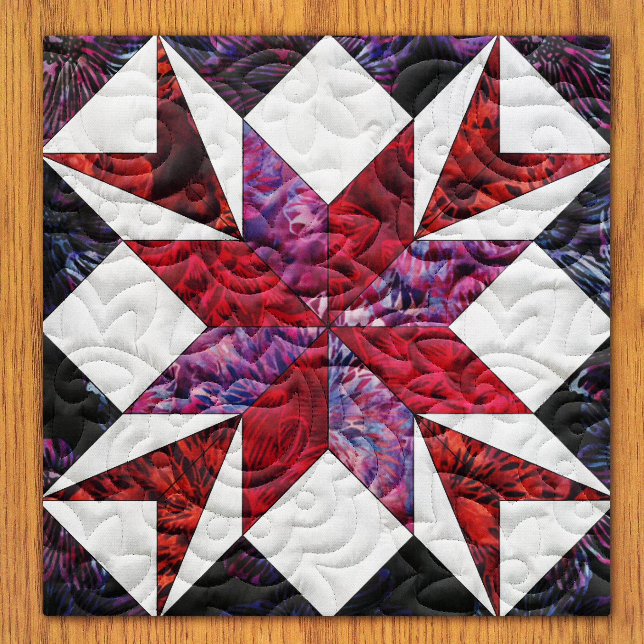 Stunning Stars Quilt Block PDF Pattern With Video Tutorial 6, 8, 10, 12 ...