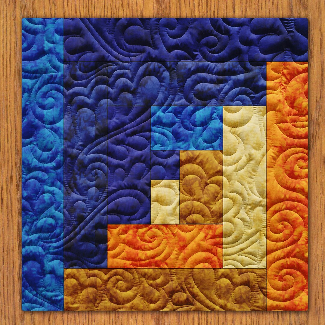 Hot Summer Quilt Block PDF Pattern With Video Tutorial 6, 8, 10, 12 ...