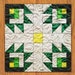 Inverted Bear Paw Quilt Block PDF Pattern With Video Tutorial || 6, 8 ...
