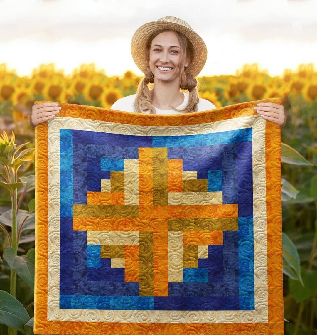 Hot Summer Wall Quilt PDF Pattern With Video Tutorial || 40x40 Inches ...