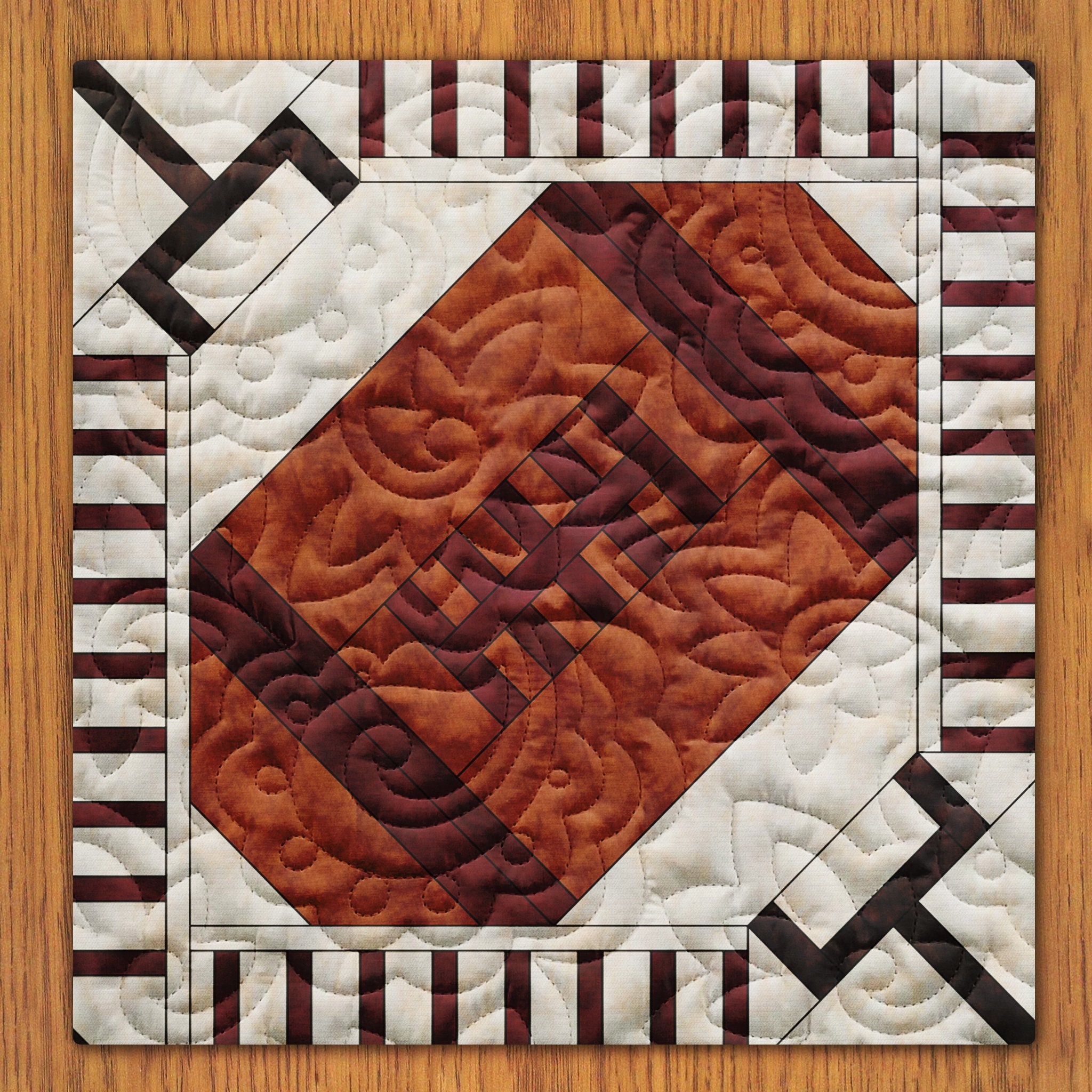American Football Wall Quilt PDF Pattern With Video Tutorial || 40x40 ...
