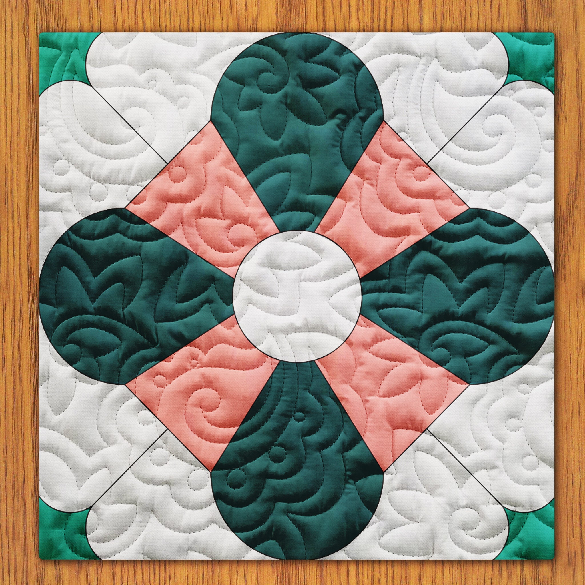Disk Turbines Quilt Block PDF Pattern With Video Tutorial 16, 18, 20 ...