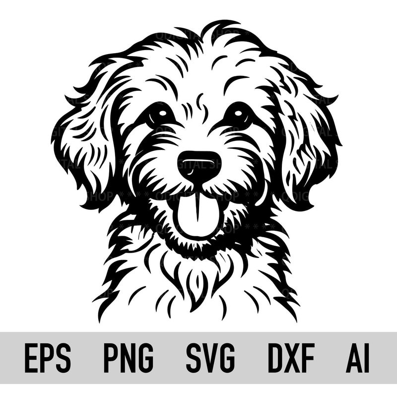 Goldendoodle Svg - Etsy