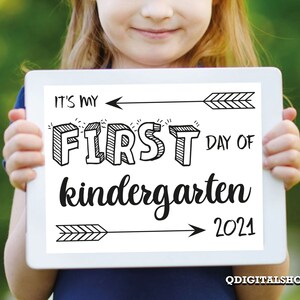 Back to School Signs for 2021 First Day of School Pictures, Grades ...