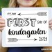 Back to School Signs for 2021 First Day of School Pictures, Grades ...